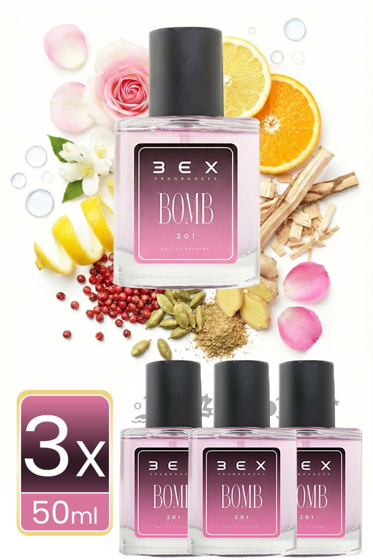 3ex 201 - Bombshell - 3x50ml Kadın Parfüm - Fiyatı, Yorumları