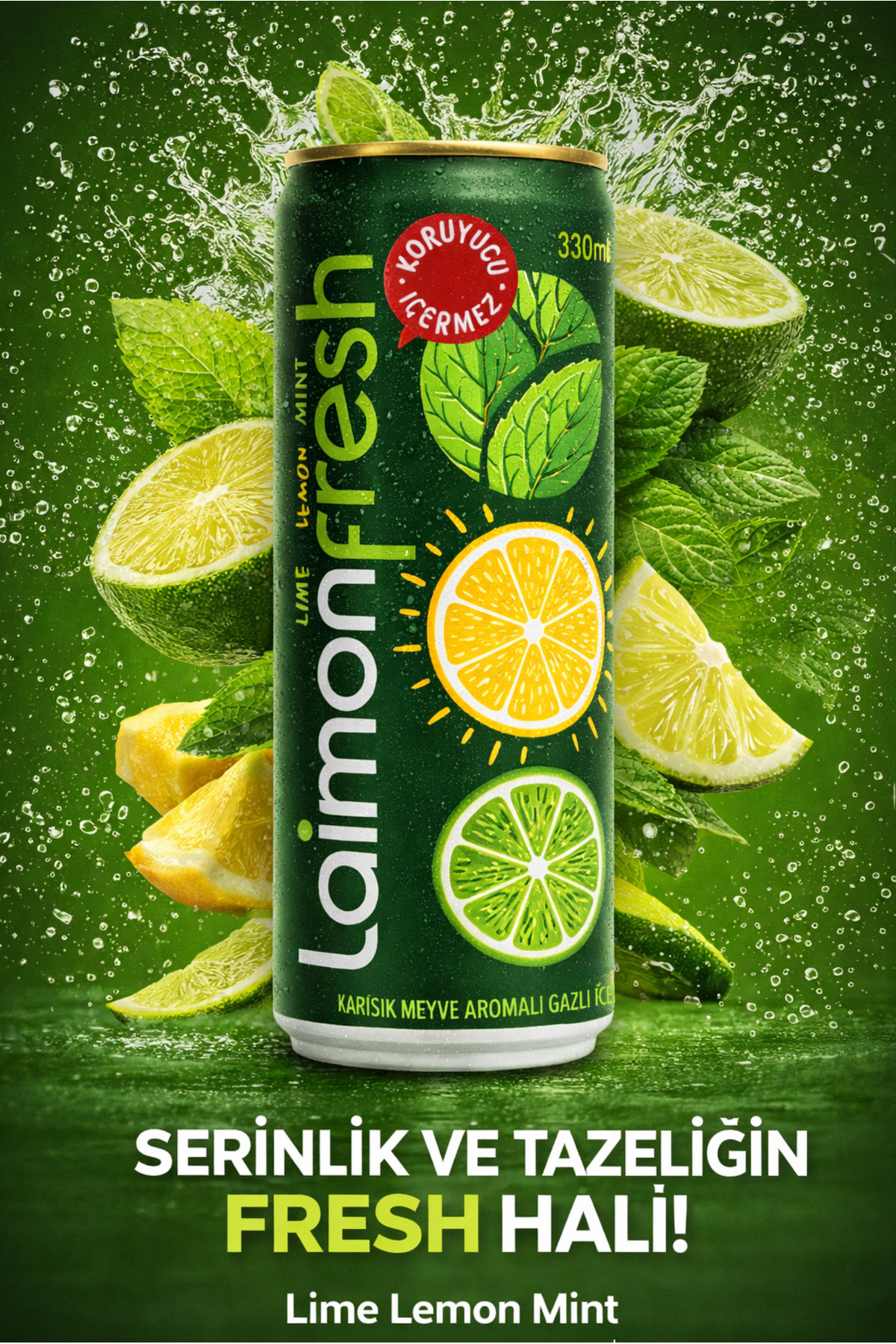 Laimon Fresh Laimonfresh Nane Limon 330 ML x 24 - Fiyatı, Yorumları