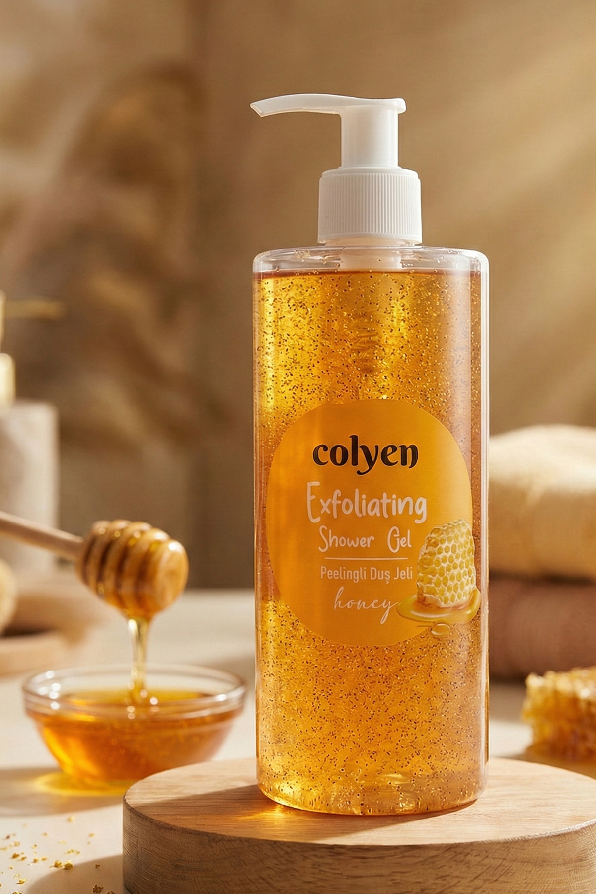 Colyen Arındırıcı Peeling Etkili Duş Jeli Doğal Bal Özlü ...