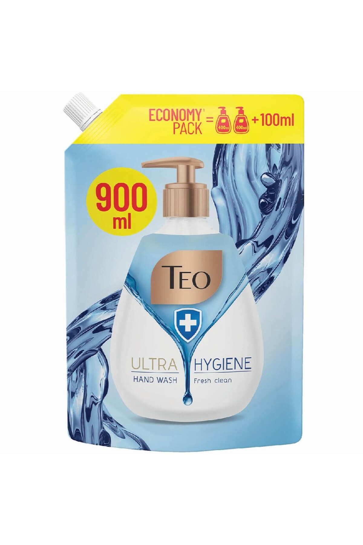 Teo Set of 4 x Liquid Soap Refill, Ultra Hygiene, 900 ml- Trendyol