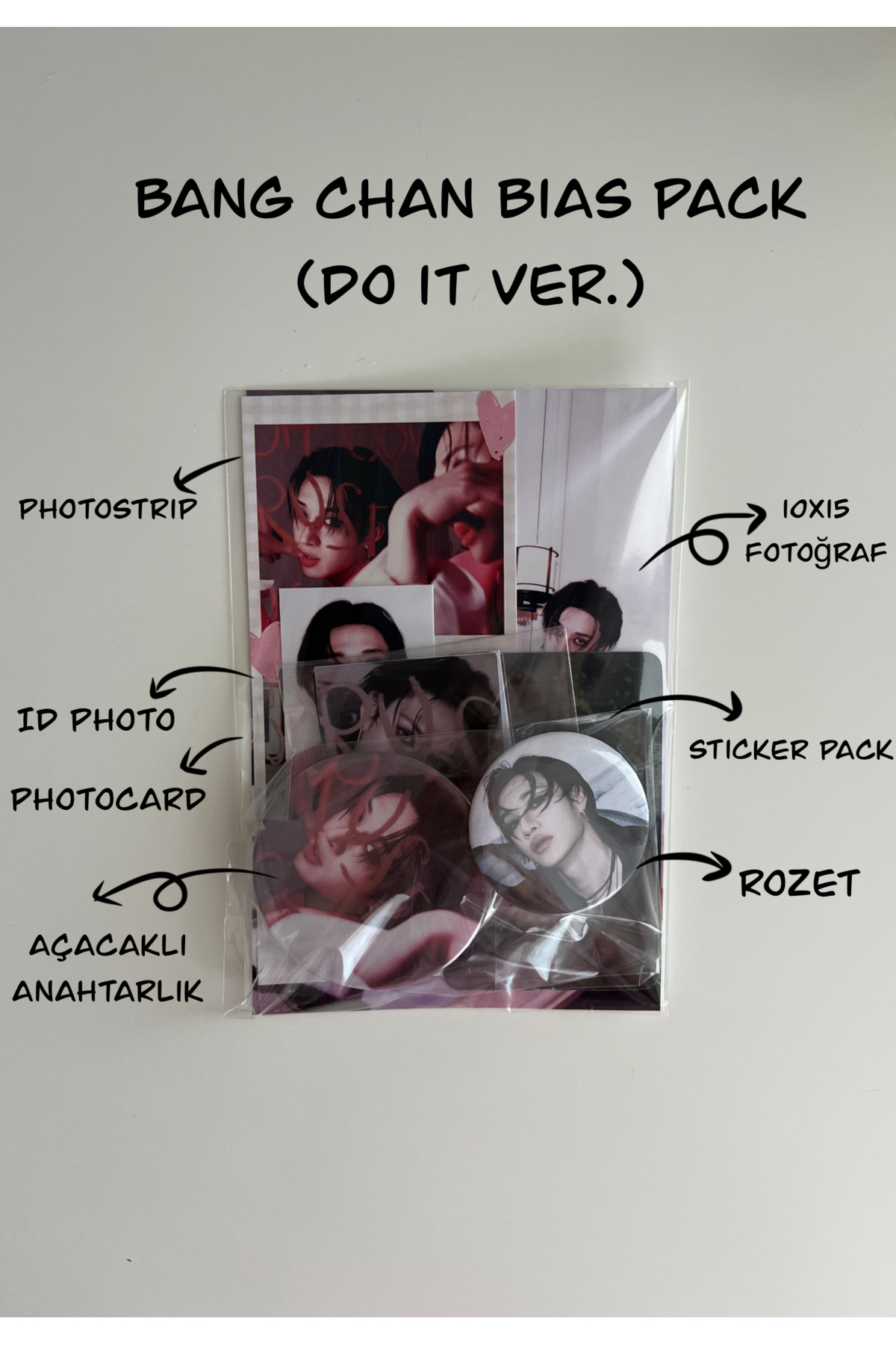 Hara Company Stray Kids Bangchan Bias Pack (Do It Version) Kpop- Trendyol