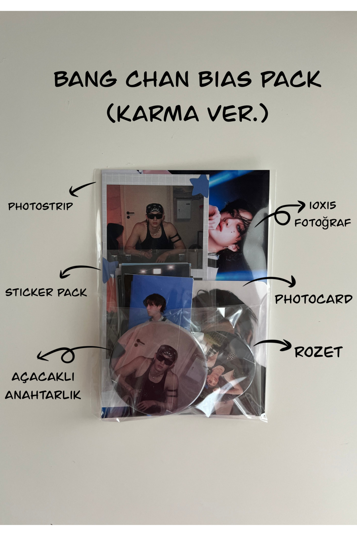 Hara Company Stray Kids Bangchan Bias Pack (Karma Version) Kpop- Trendyol