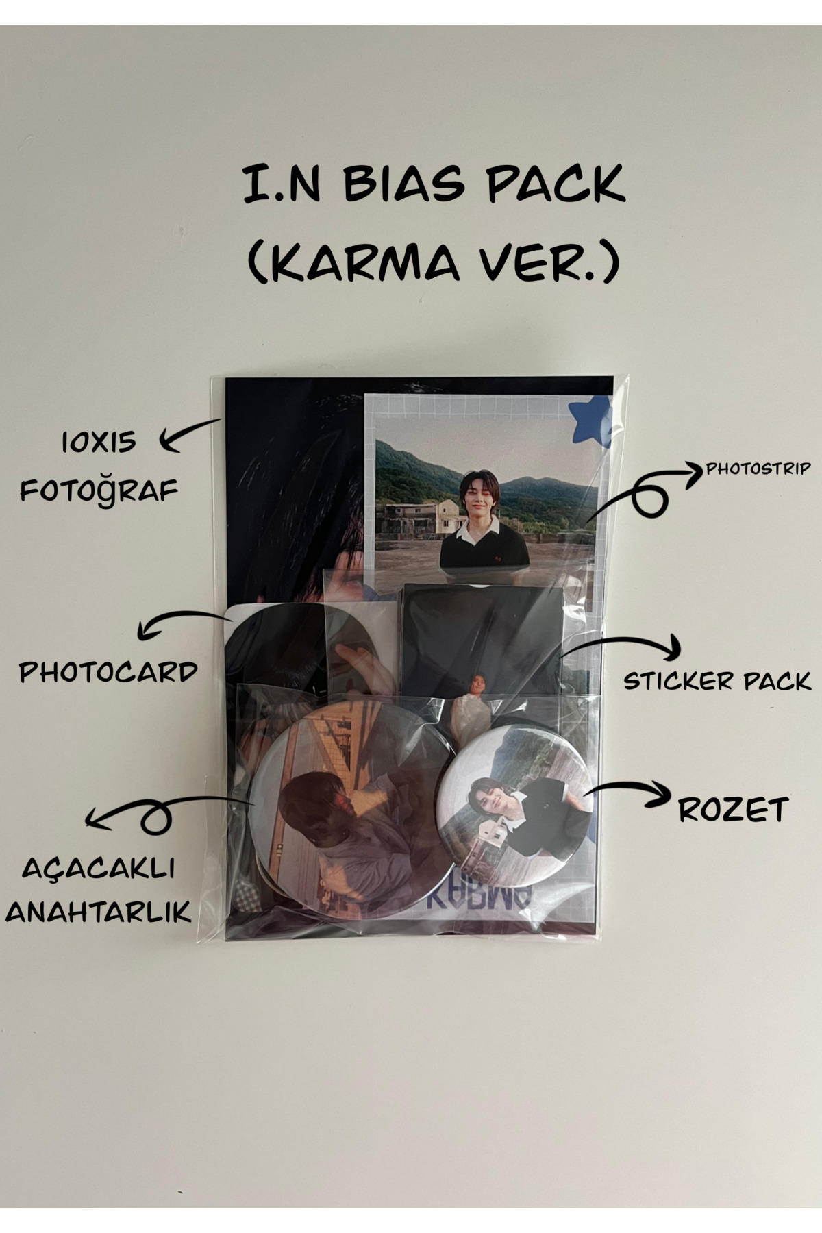 Hara Company Stray Kids IN Bias Pack (Μικτή Έκδοση) KPOP- Trendyol