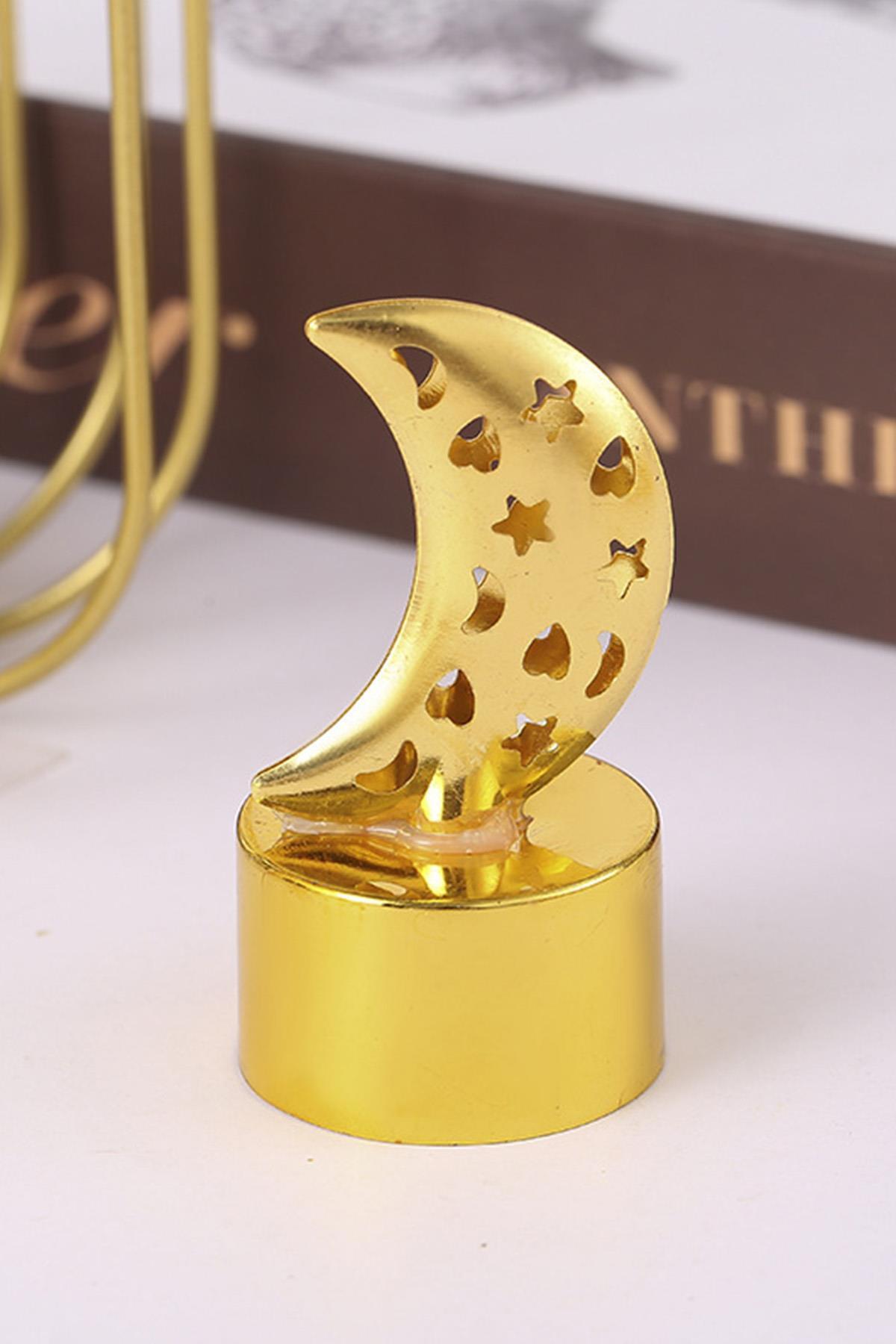Murido LED Işıklı Ay Dekoru – Gold – Masa Üstü / Ramazan / İftar ...