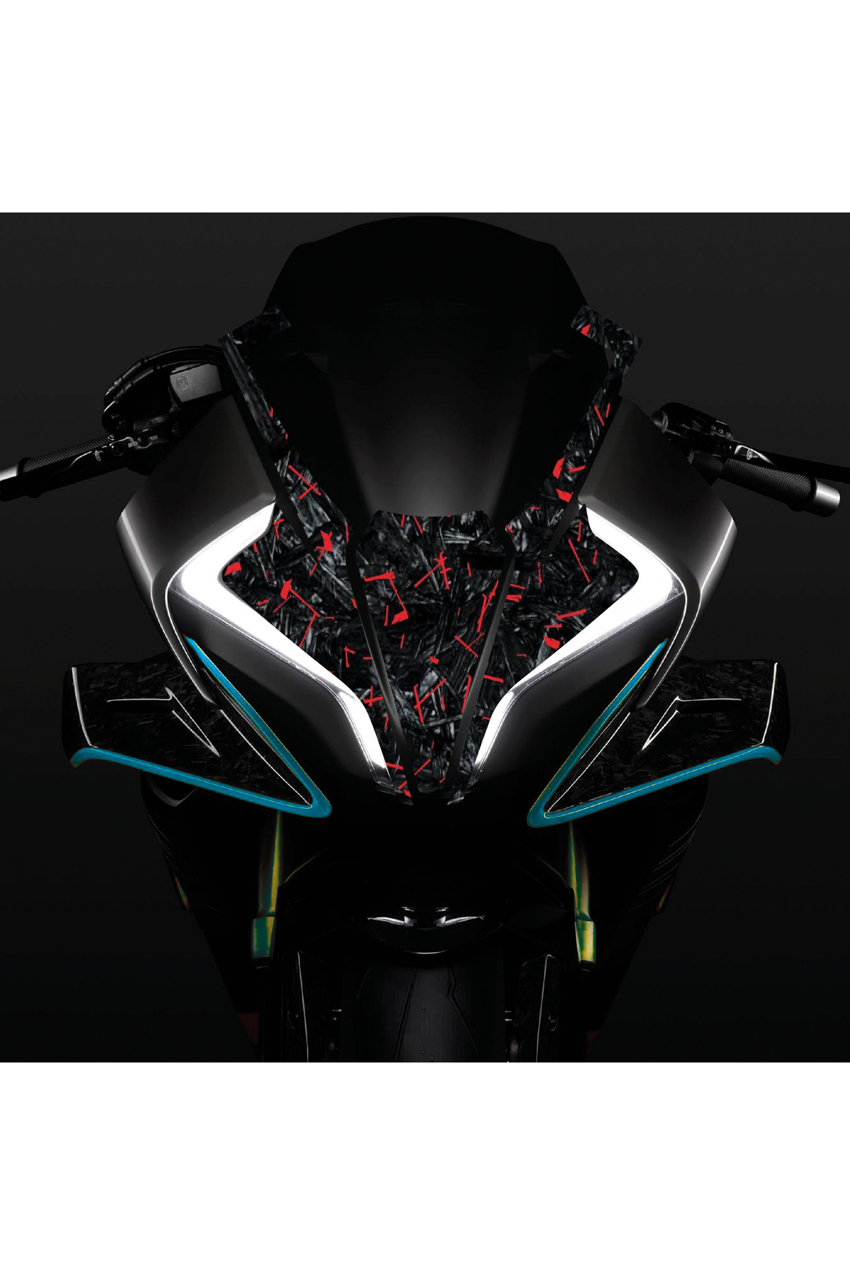 KAPLAMA MERKEZİ CF Moto 450 sr ön kafa sicker kaplama set - Fiyatı ...