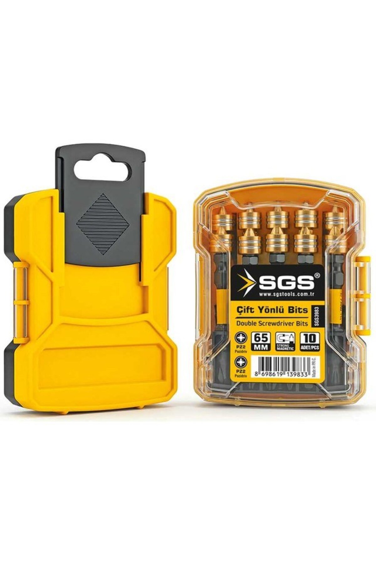 Sgs SGS3983 Pz2 65MM Manyetik Çift Yönlü Bits Uç Black-Pro Series ...