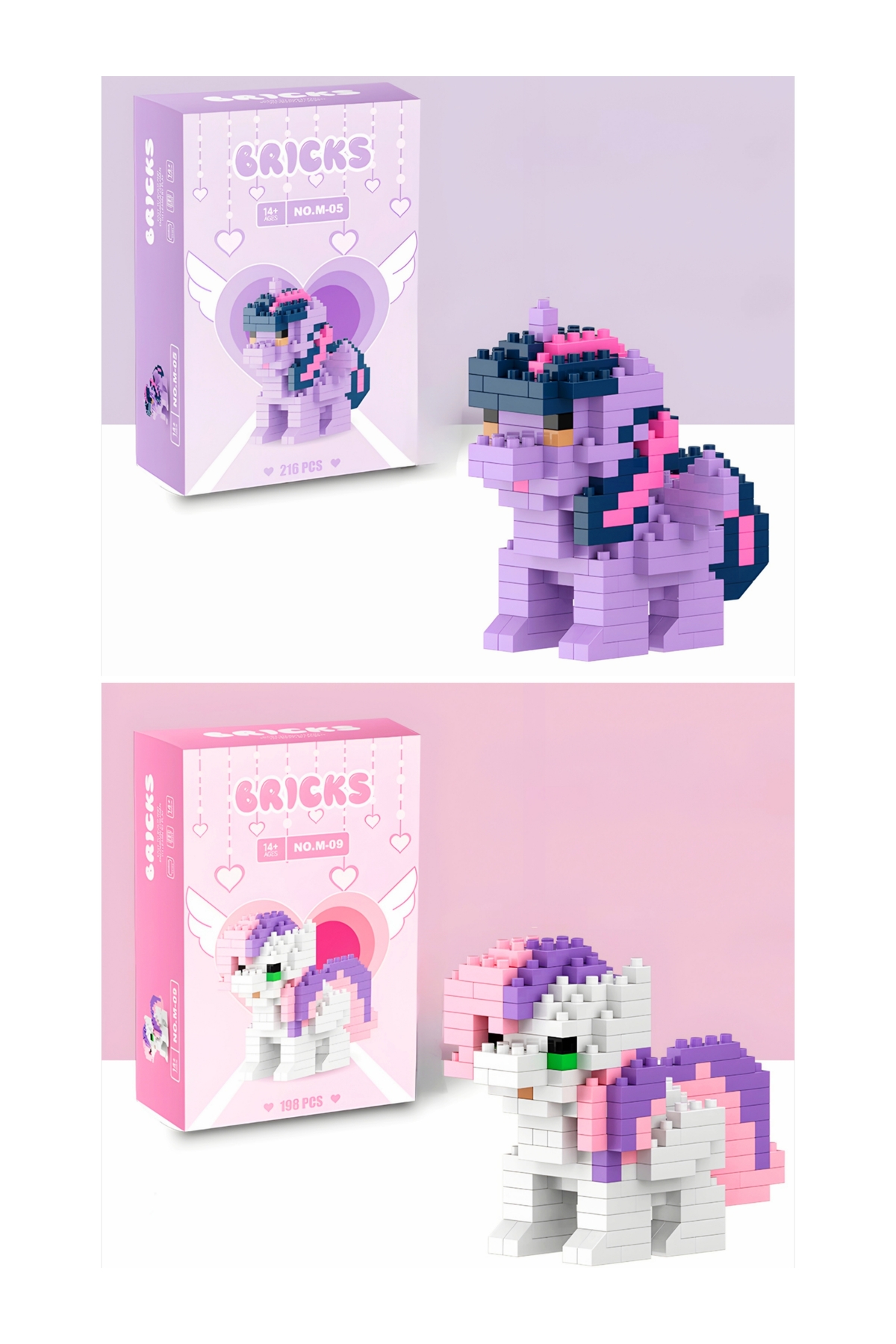 DEK BRICKS My Little Pony Twilight Sparkle & Rarity İkili Yapı Blokları ...
