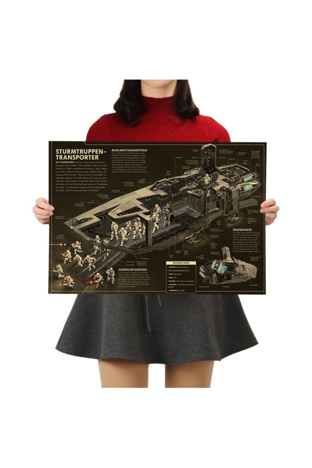 Caph Design Stormtrooper Transporter -star Wars Gemileri Kraft Poster ...