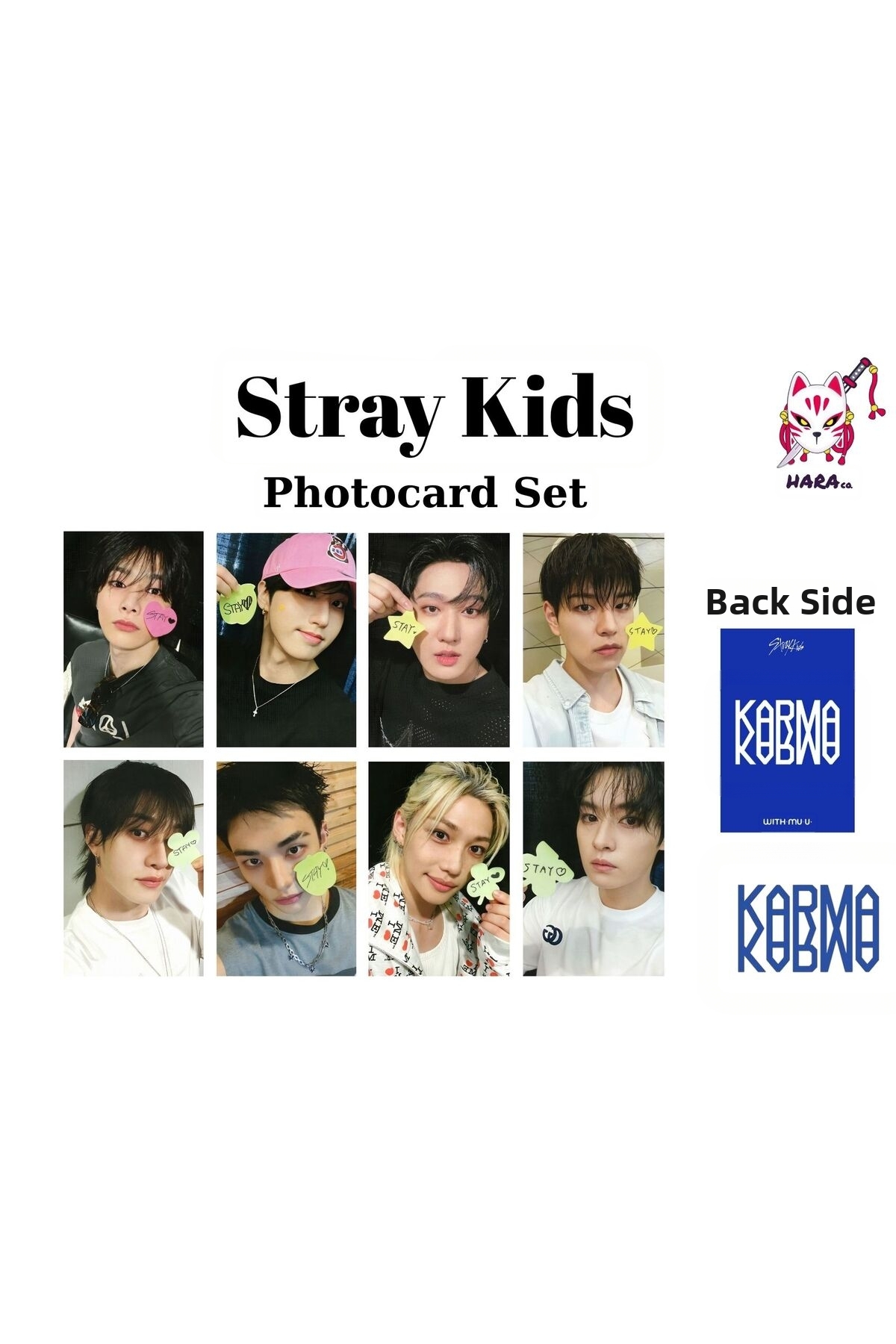 Hara Company Σετ φωτογραφιών (8 τεμάχια) Stray Kids Karma Album ...