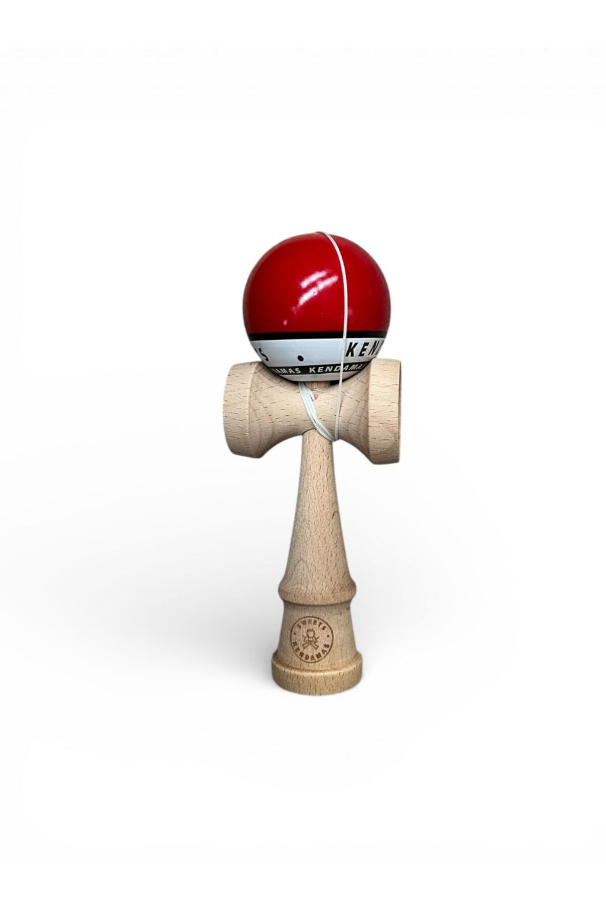 Sweet Kendama DULCIURI KENDAMA STARTER ROȘU 18,5 CM CU CUPTOANE MARI ...