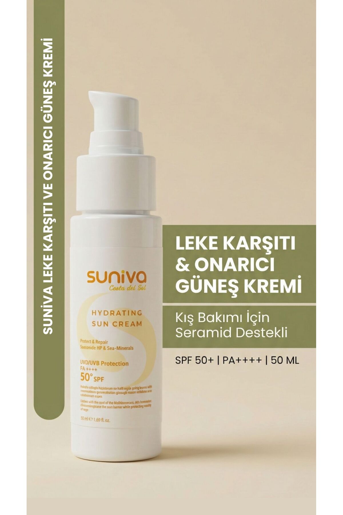 Suniva Leke Karşıtı & Bariyer Onarıcı Güneş Kremi 50 SPF - Seramid ...