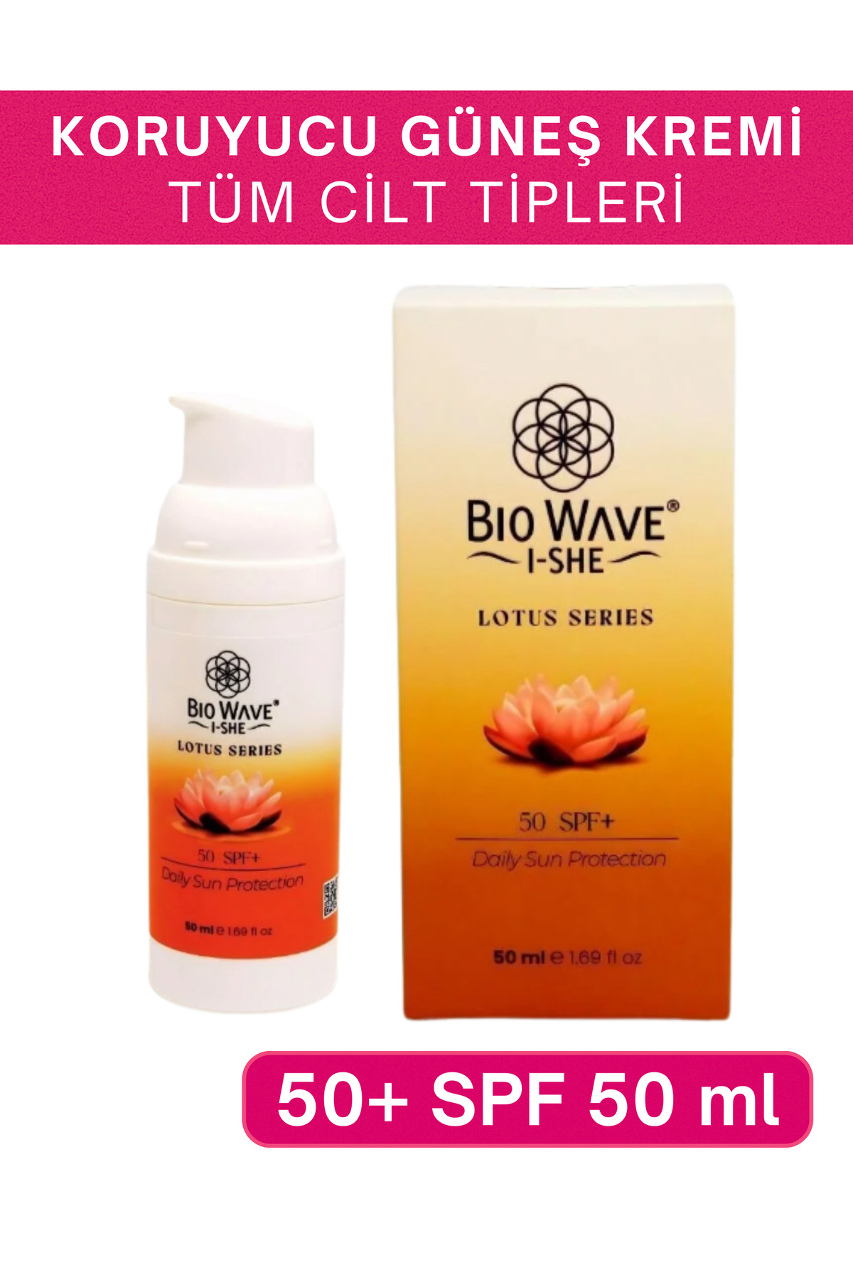 BIO WAVE Daily Sun Protection Cream 50 mL 50+ SPF Tüm Cilt Tipleri İçin ...