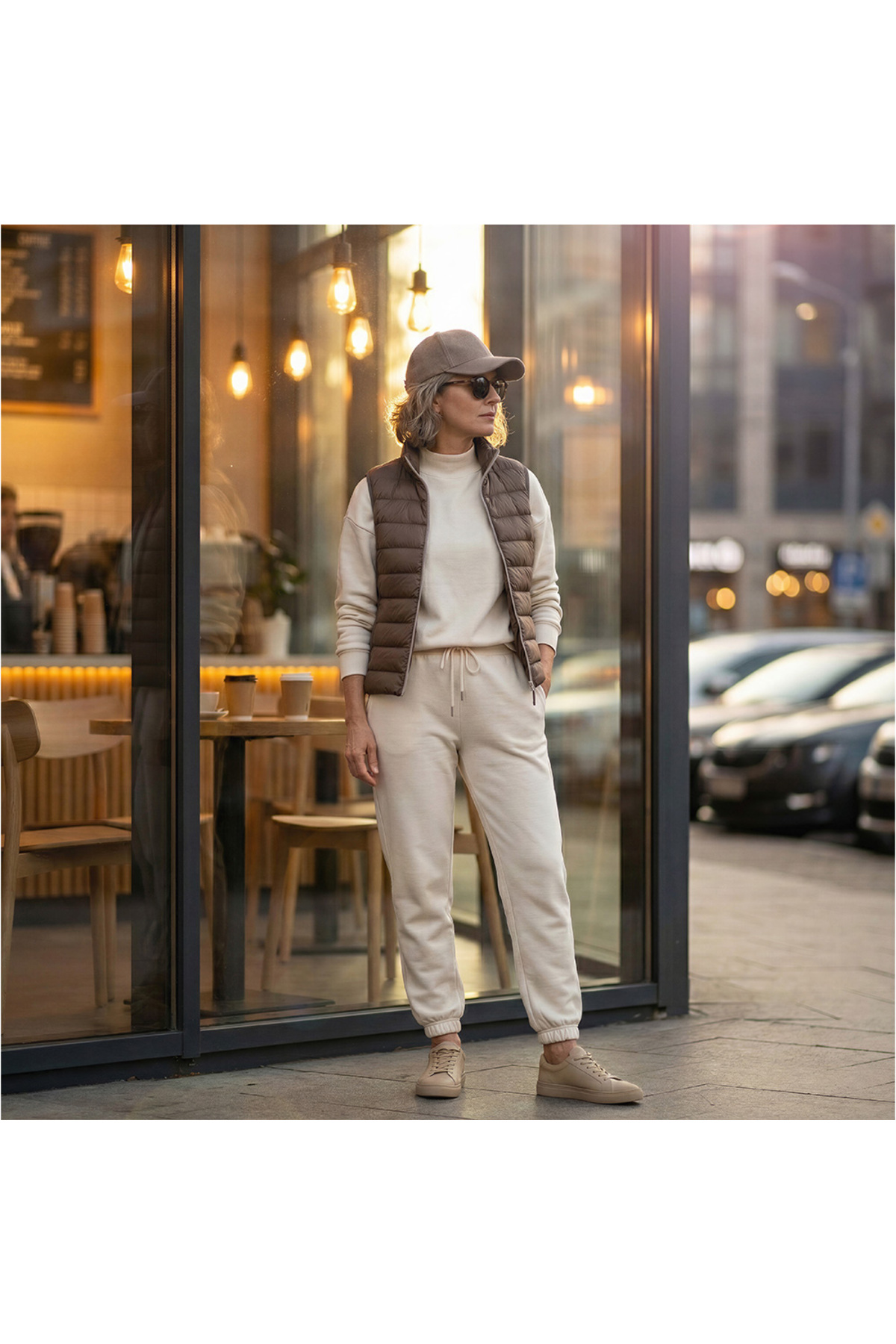 Penelope %100 Kaz Tüyü Aurora Kadın Yelek - Vizon /L - Fiyatı, Yorumları