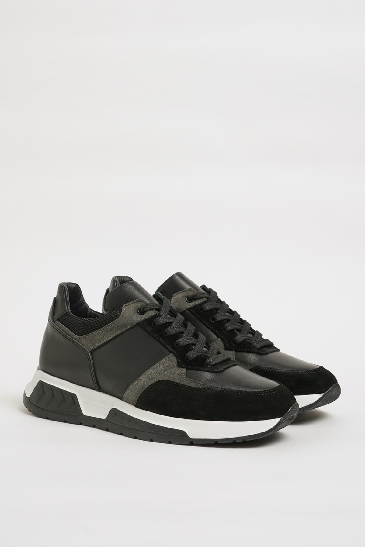 Faruk balkanas Marvin Model Eva Taban Kombinasyonlu Deri Sneaker ...