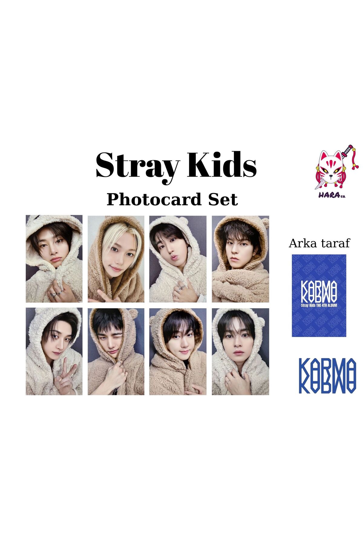 Hara Company Σετ φωτογραφιών Stray Kids Karma Album Pre-Learning Event ...