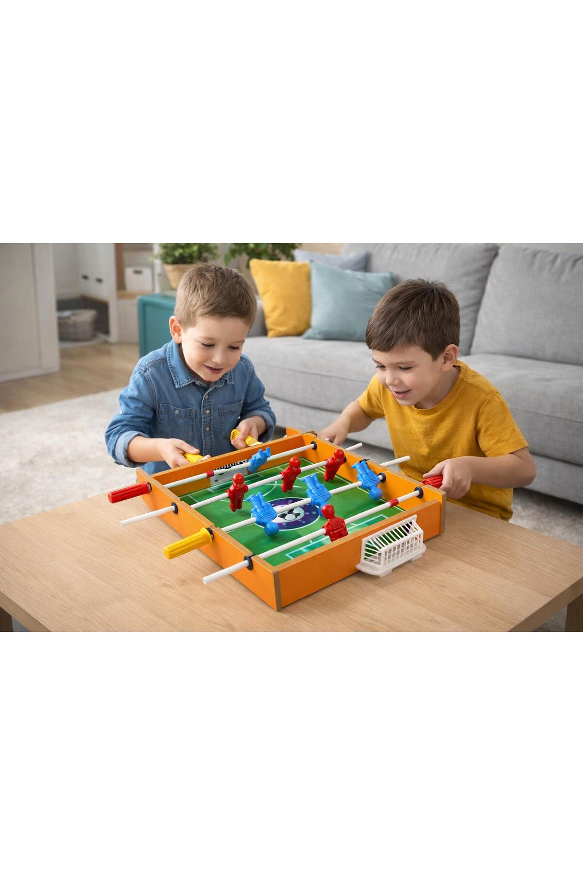 ATLT ATLANTİS MASAÜSTÜ AHŞAP MİNİ MASA MAÇI OYUNU 2 KOLLU LANGIRT ÇOCUK ...
