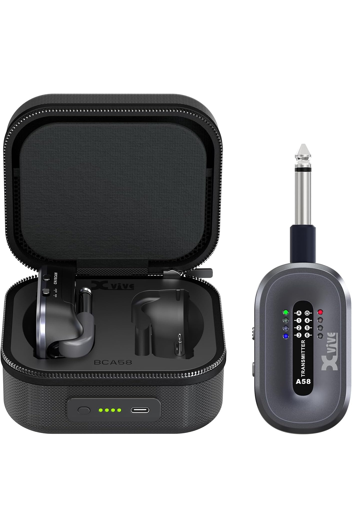 Xvive XV-AC58 5.8GHZ Şarj Edilebilir Kablosuz Gitar Bağlantı Sistemi ...