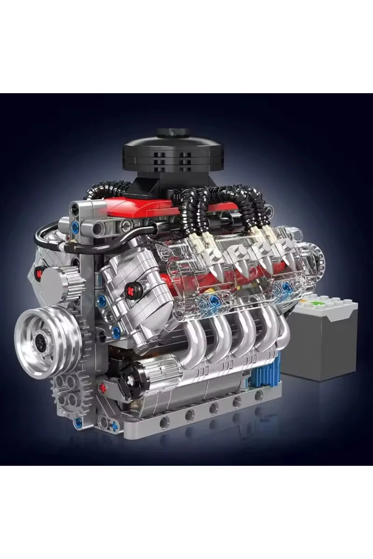 Choice No original box Mould King Simulation LSX454 V8 Engine Motorized ...