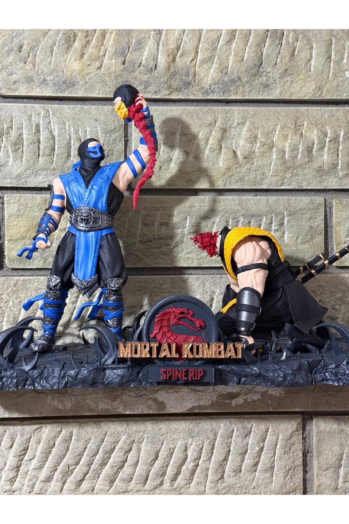 shop Mortal Kombat Sub-Zero vs Scorpion Diorama Koleksiyon Figür ...