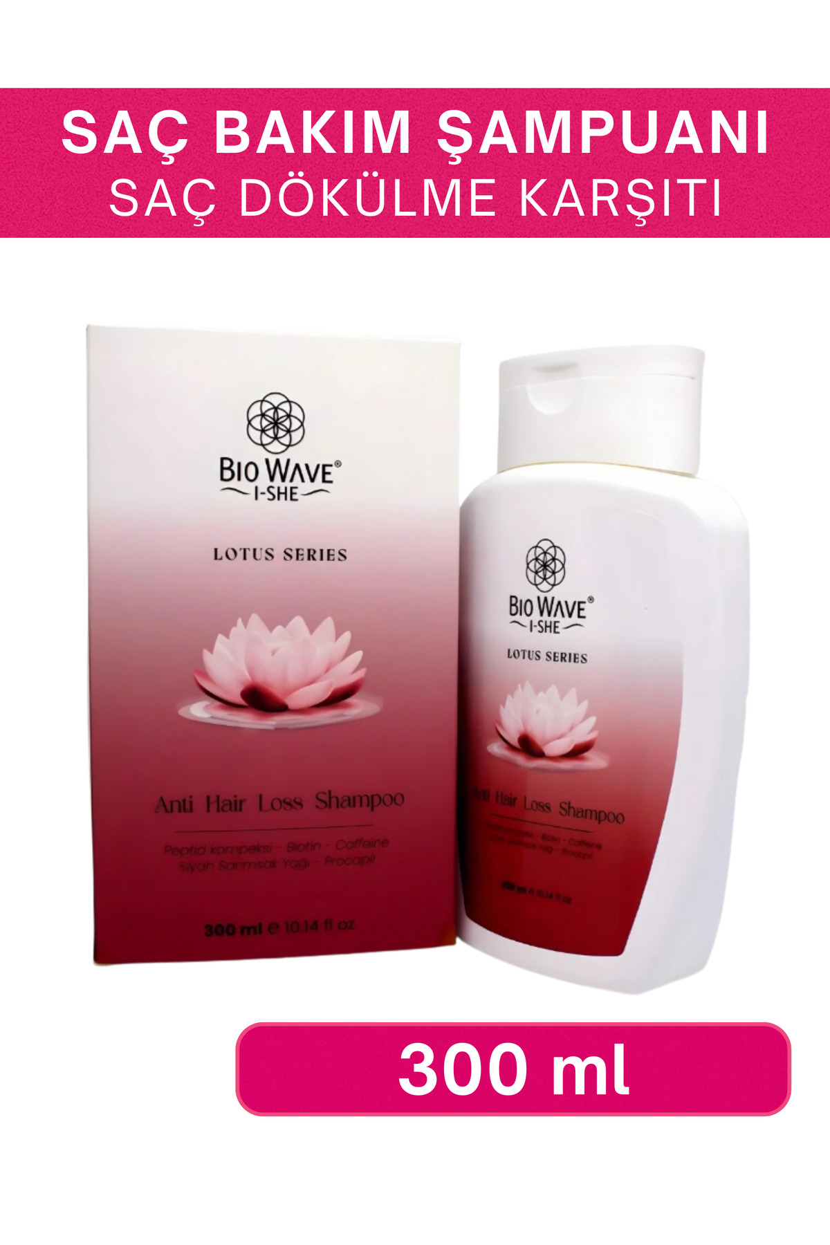 BIO WAVE Anti Hair Loss Shampoo 300 mL Saç Dökülme Karşıtı Saç ...