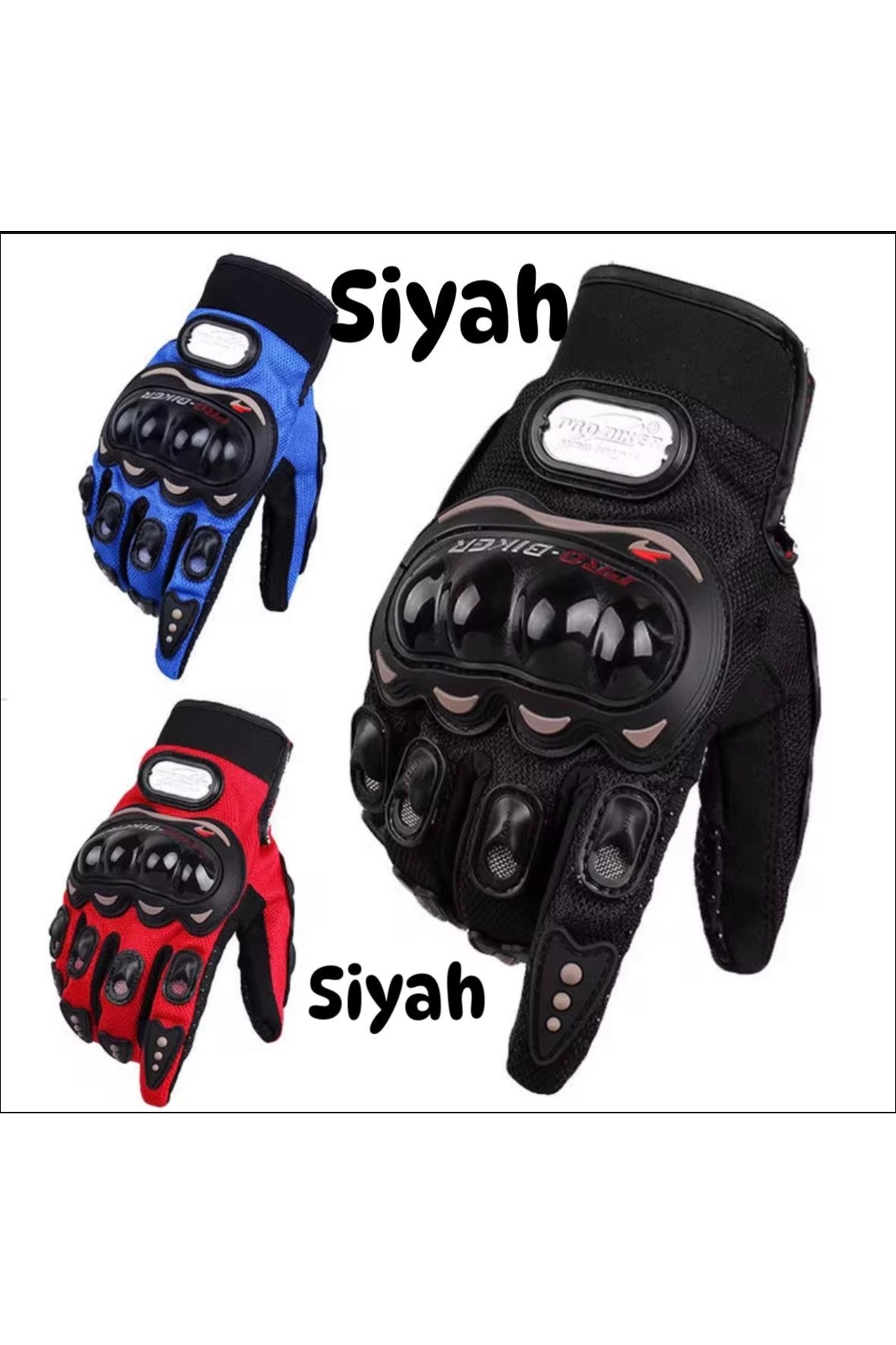Edelvays Shop 3 mevsim korumalı Motosiklet eldiveni EN13594 Sertifikalı ...