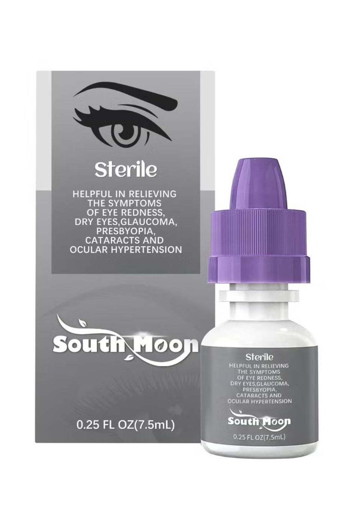 South Moon LUMIFY Natural Lubricating Eye Drops for Dry Eyes – Relieve ...