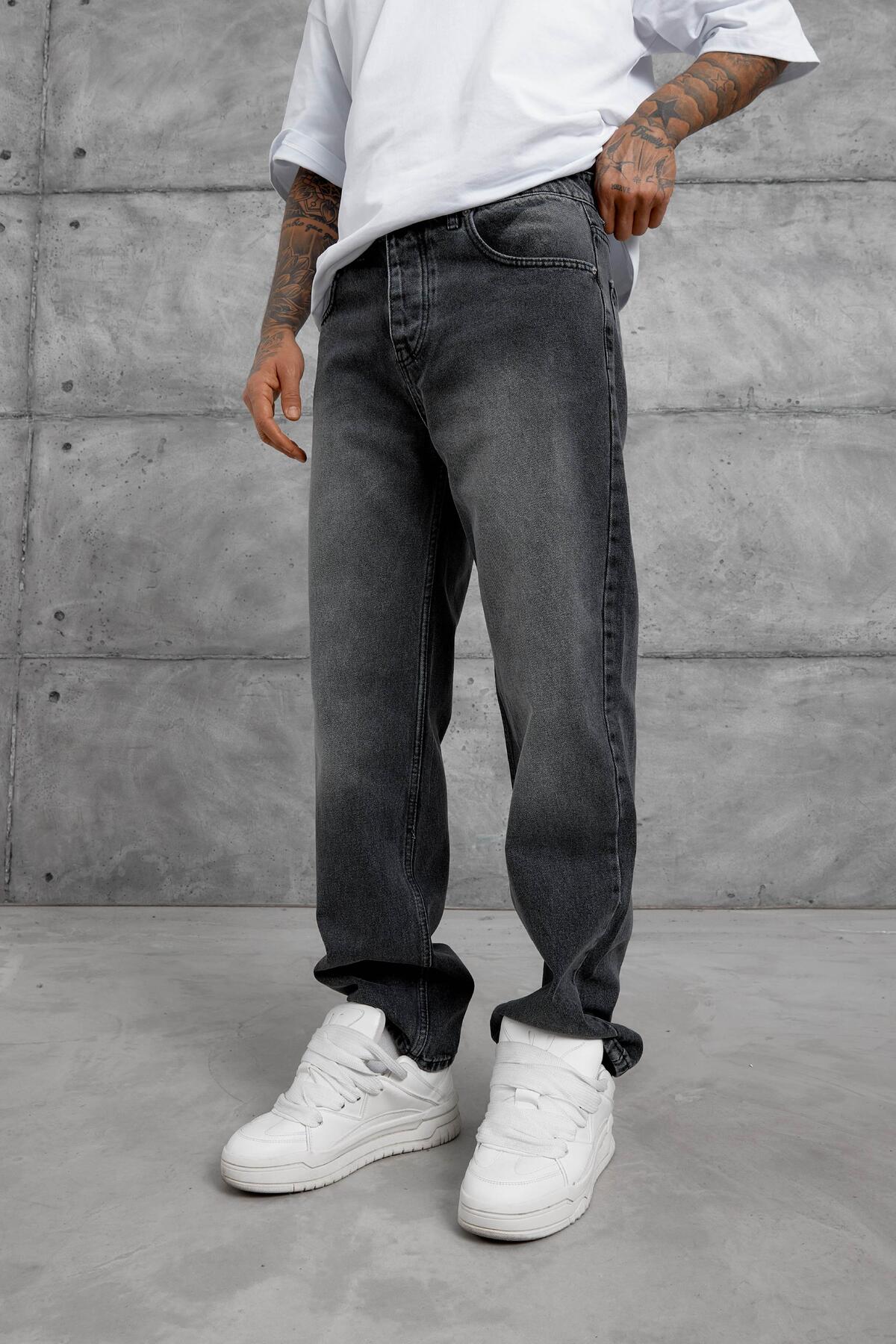 NOMARC Καπνιστό MB BAGGY KALIP JEAN- Trendyol