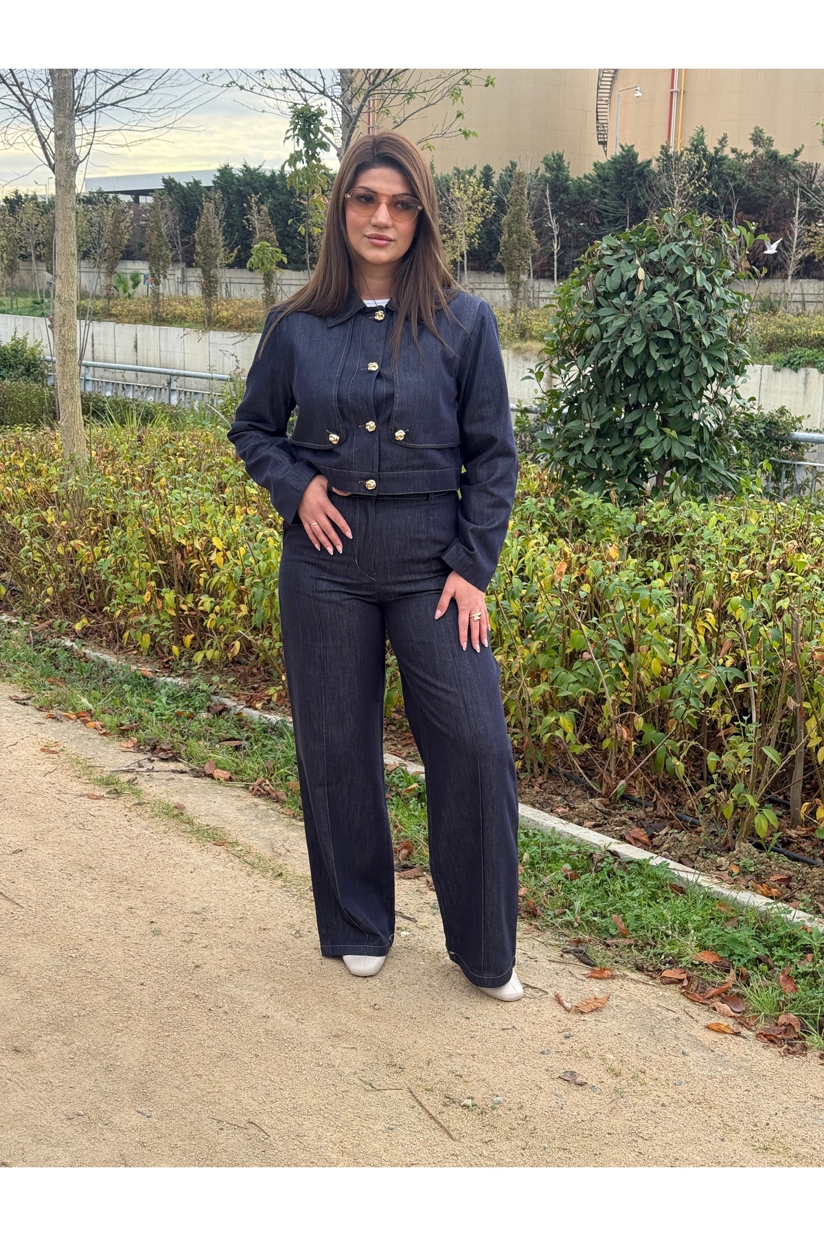 BE TOR gold düğmeli crop kot takıkm - Fiyatı, Yorumları