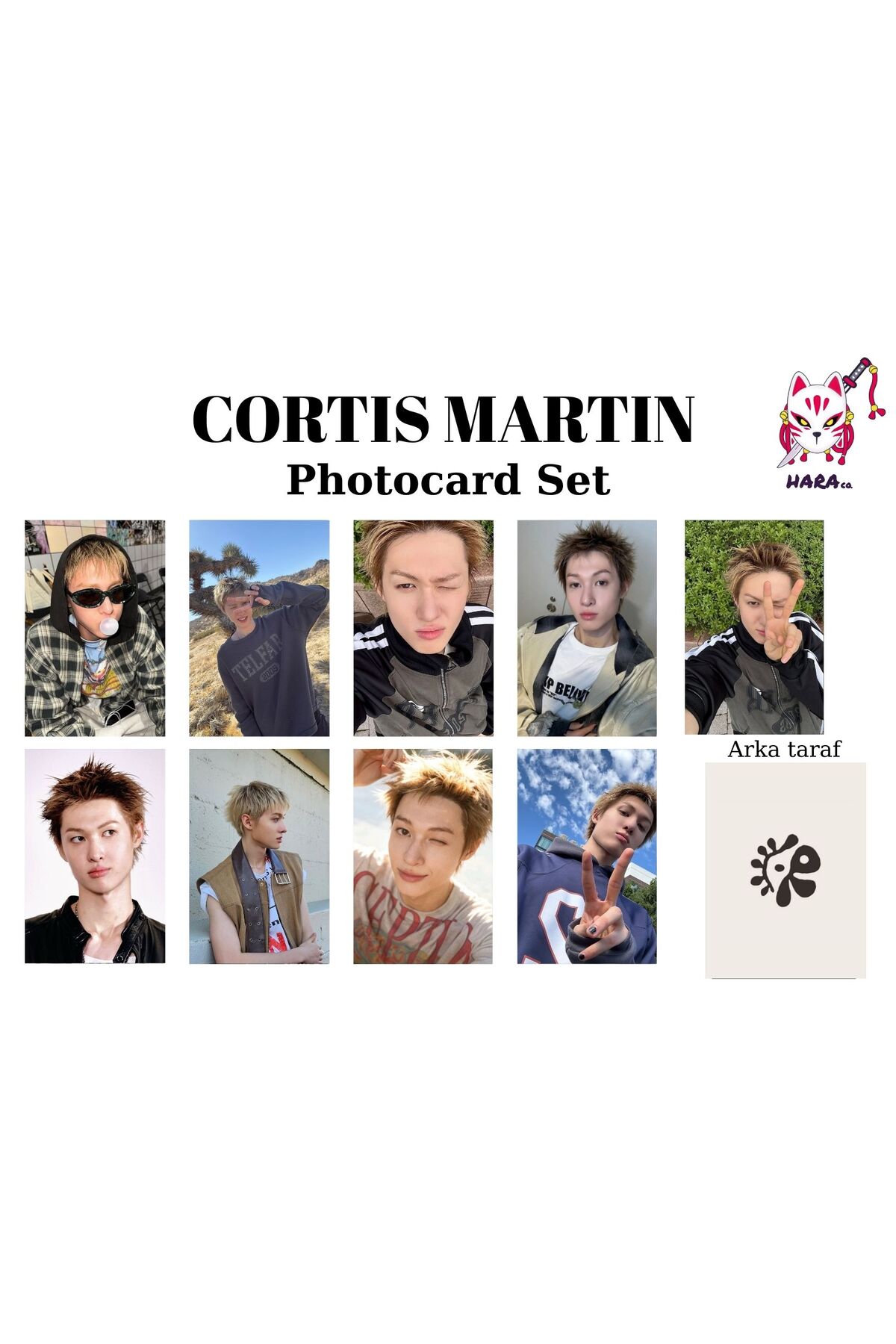 Hara Company Cortis Martin Photocard Seti ( 9'lu ) Fanmade - Fiyatı ...