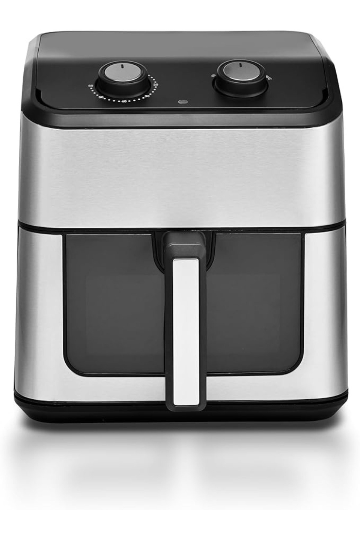 Jano 1500W Air Fryer with Cool-Touch Handle, Non-Stick Coated Pan, 8 ...
