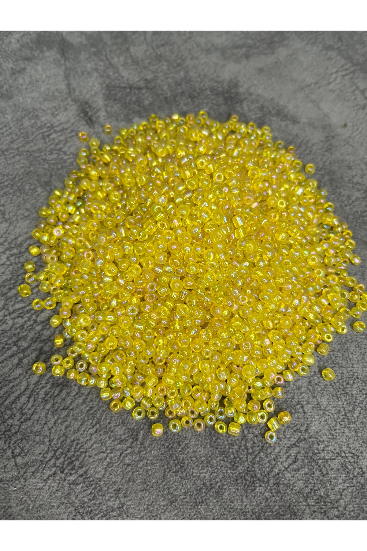 Mos Tespih 10 Gram Sarı Kum Boncuk 3x4mm Takı Boncuğu - Fiyatı, Yorumları