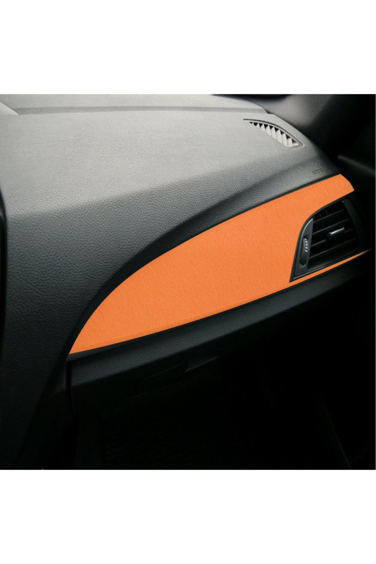 ART Folie Auto Colantare Trimuri, Model Catifea Orange, 100 x 45cm ...