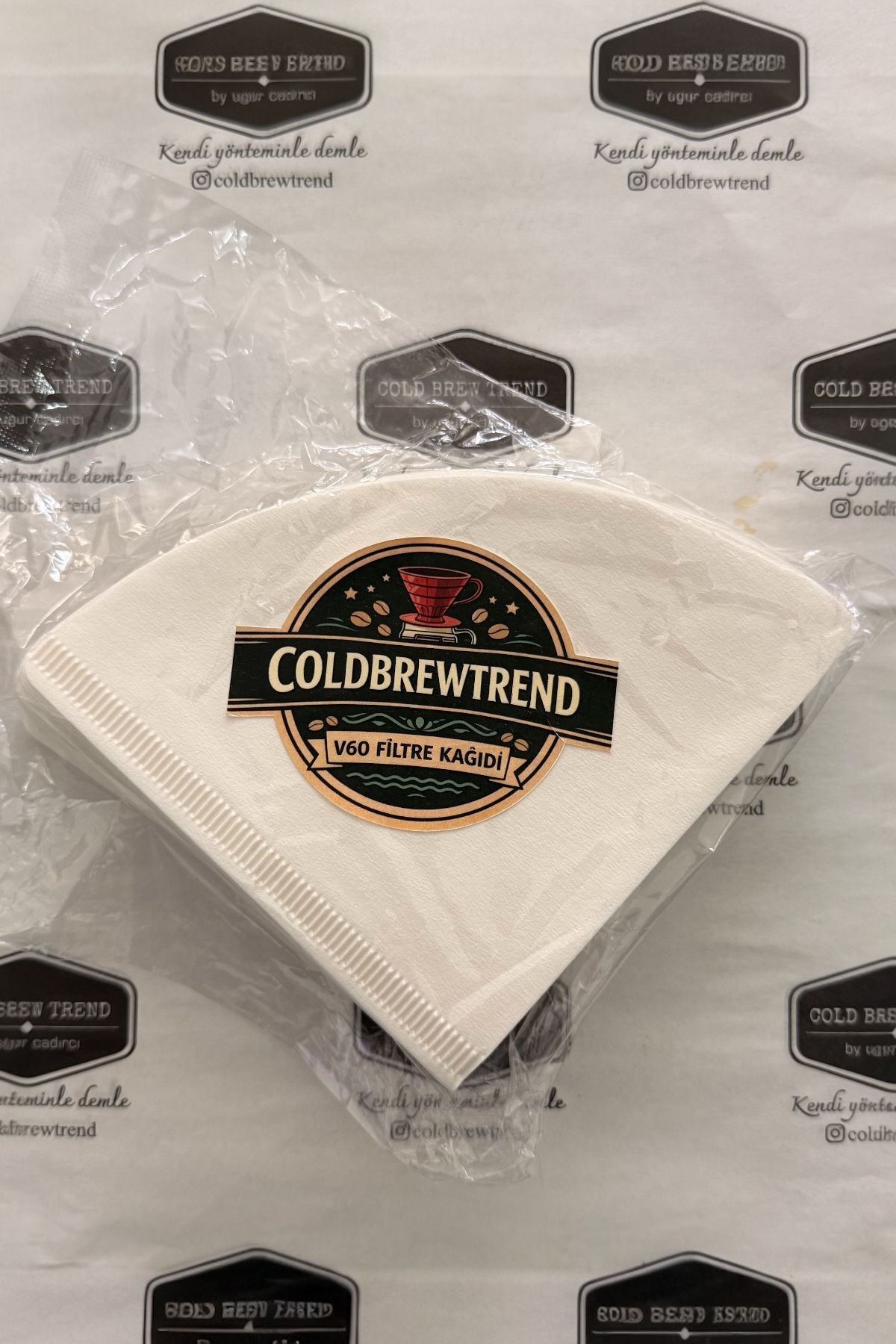 COLD BREW TREND by uğur cadırcı V60 Kahve Filtre Kağıdı 02 Numara 100 ...