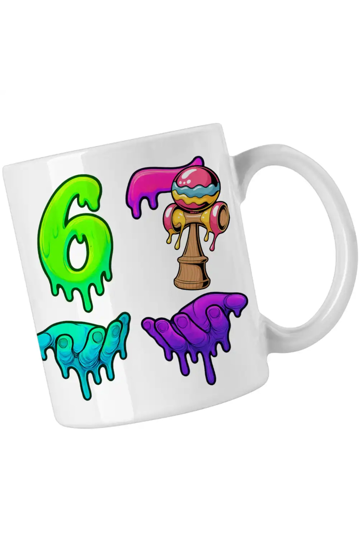 OEM Kendama Mug Six Seven Melted Six Seven- Trendyol