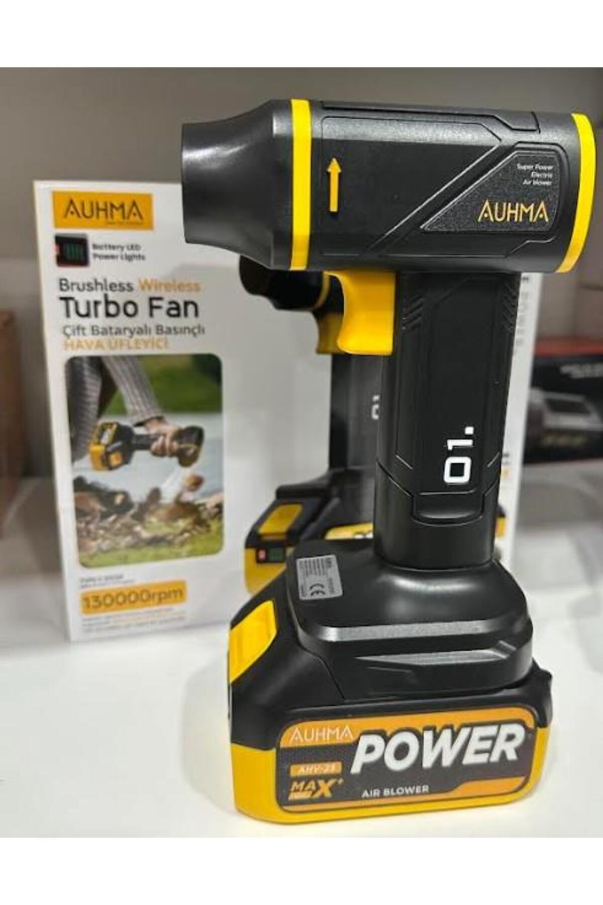 auhma Ahv-25 Turbo Fan – 130.000 Rpm Çift Batarya Turbo Elektrikli Hava ...