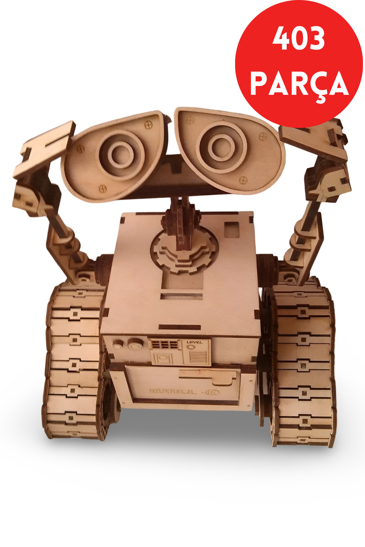 ALGWOOD 3 Boyutlu Wall-E Explorer Robot Ahşap Maket – 403 Parça Detaylı ...