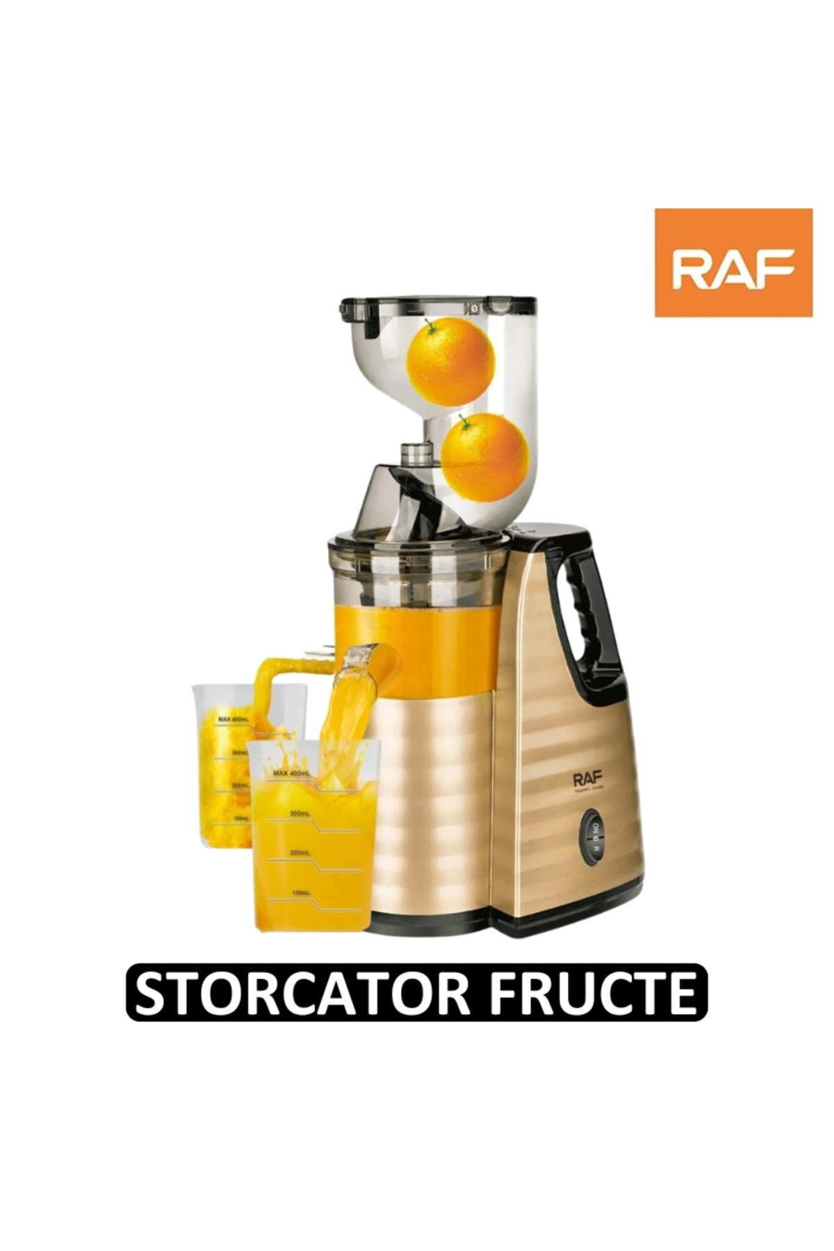 raf Storcator Electric Slow Juicer - Legume, Fructe, Citrice, Presare ...