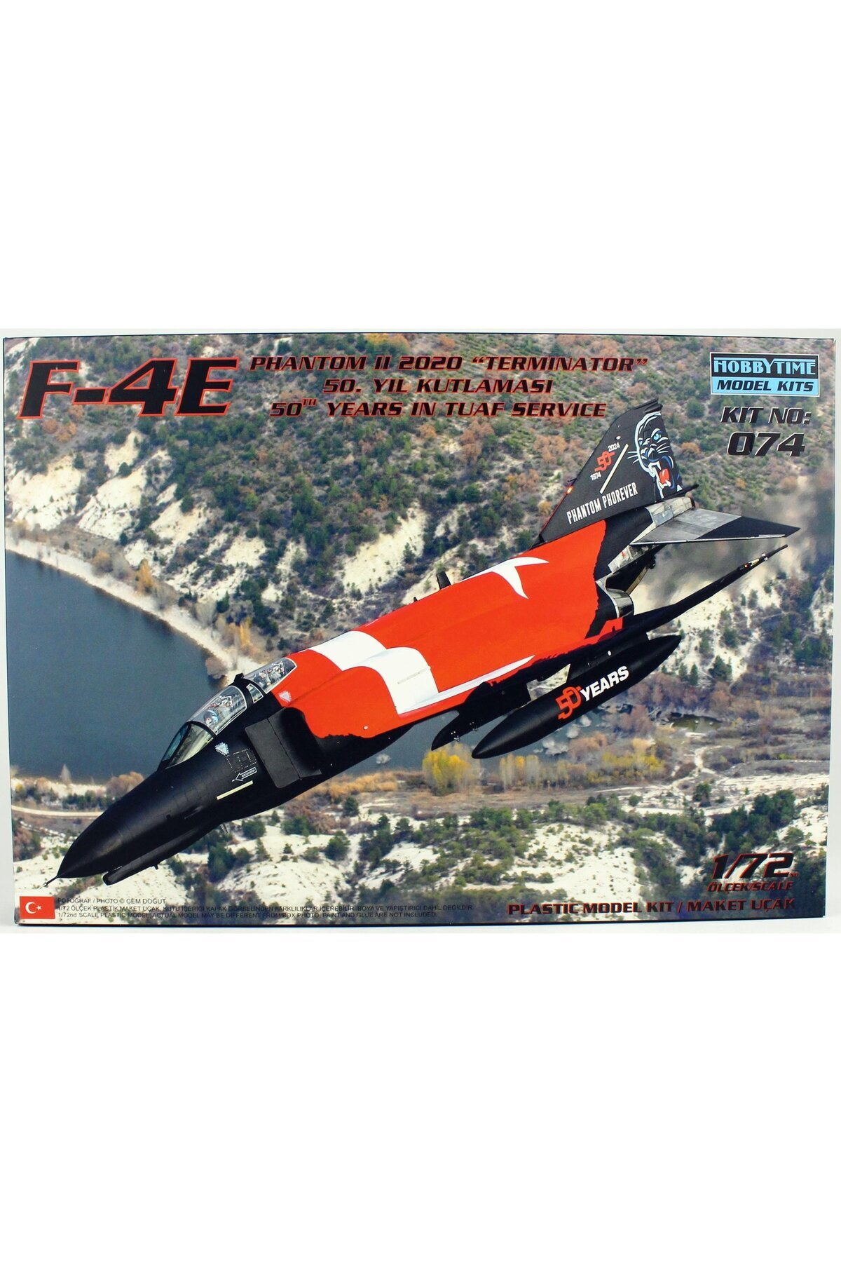 Hobbytime 074 1/72 Ölçek, F-4E Phantom II, Terminatör, 50.Yıl Kutlaması ...