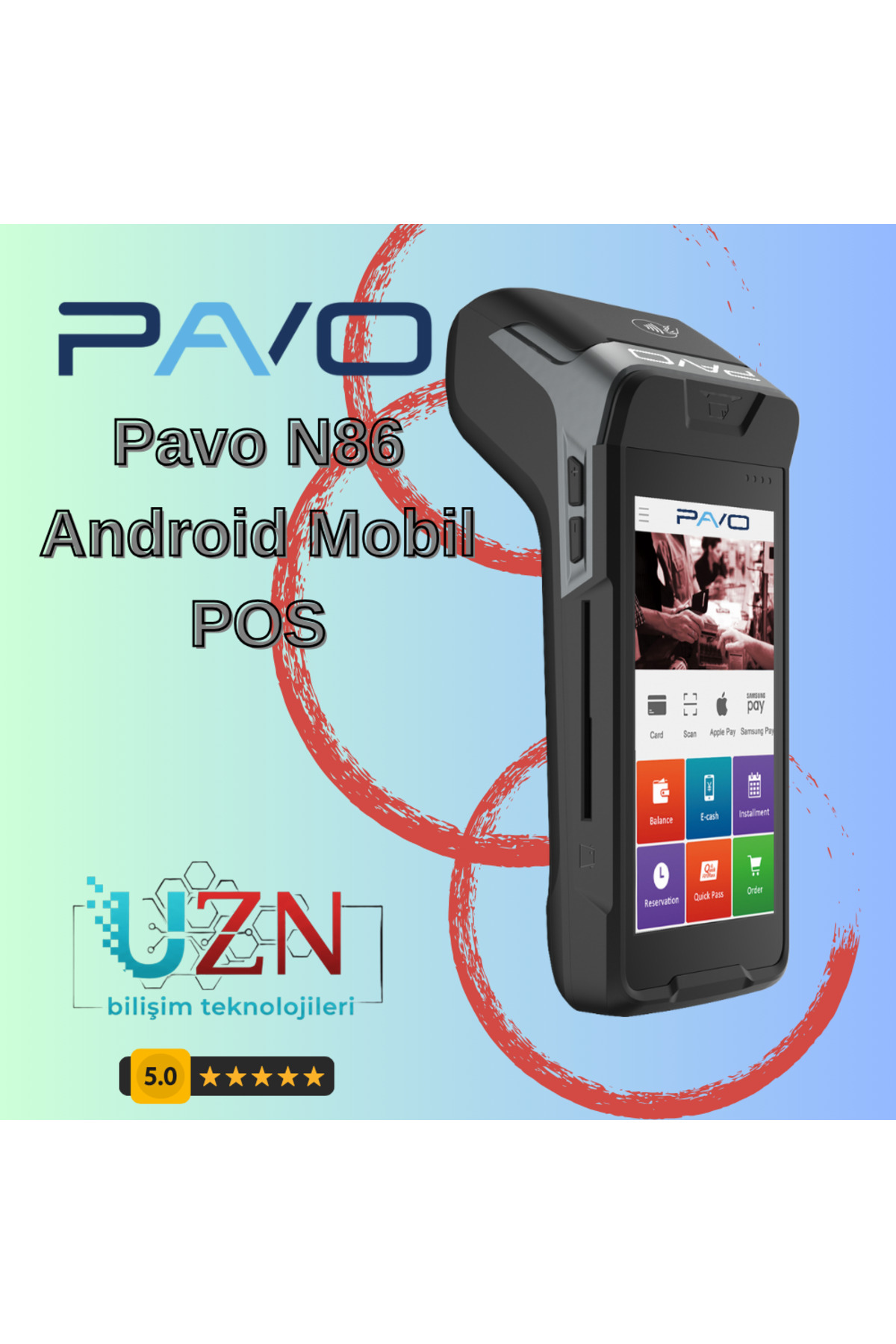 PAVO N86 Android Mobil POS; zarif tasarım, mükemmel - Fiyatı, Yorumları