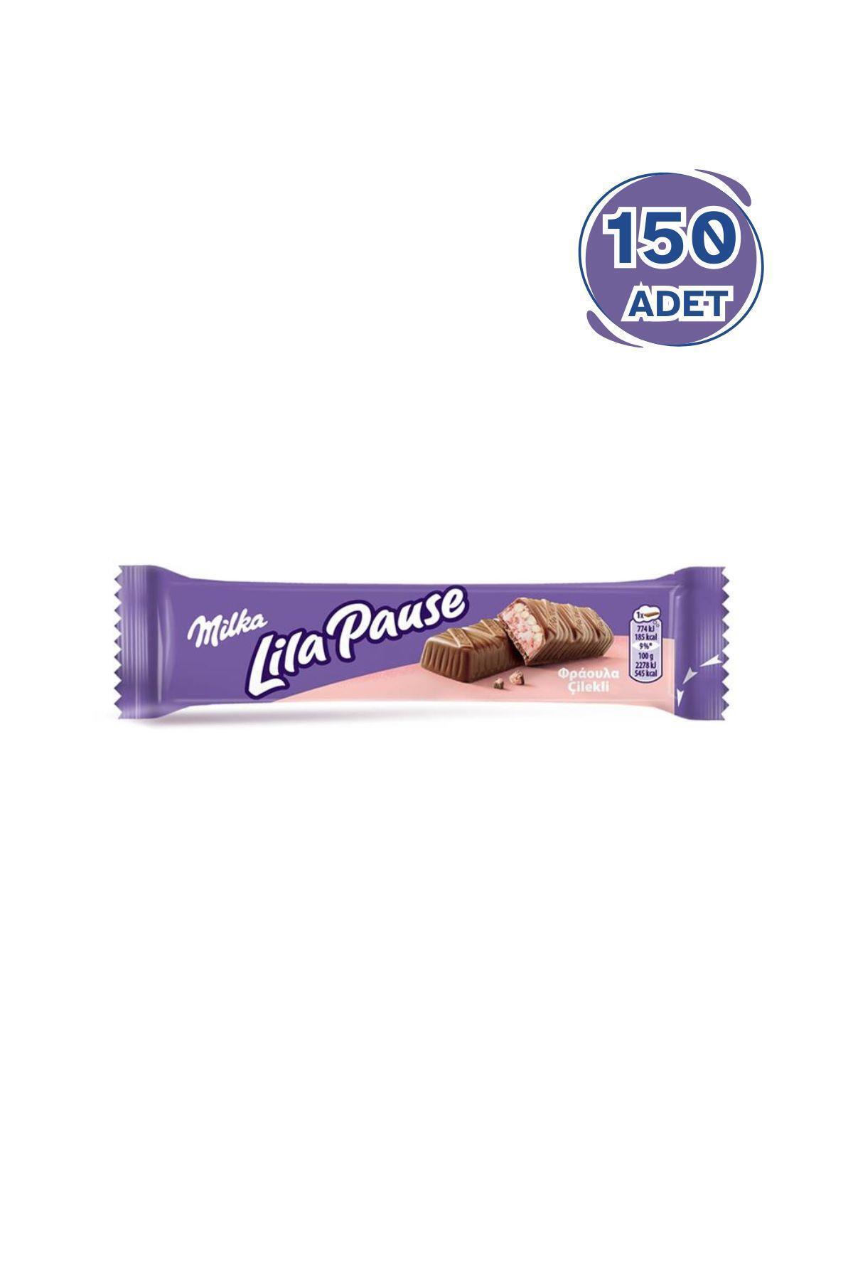 Milka Lila Pause Çilekli Bar Çikolata 34 Gr X 150 Adet - Fiyatı, Yorumları