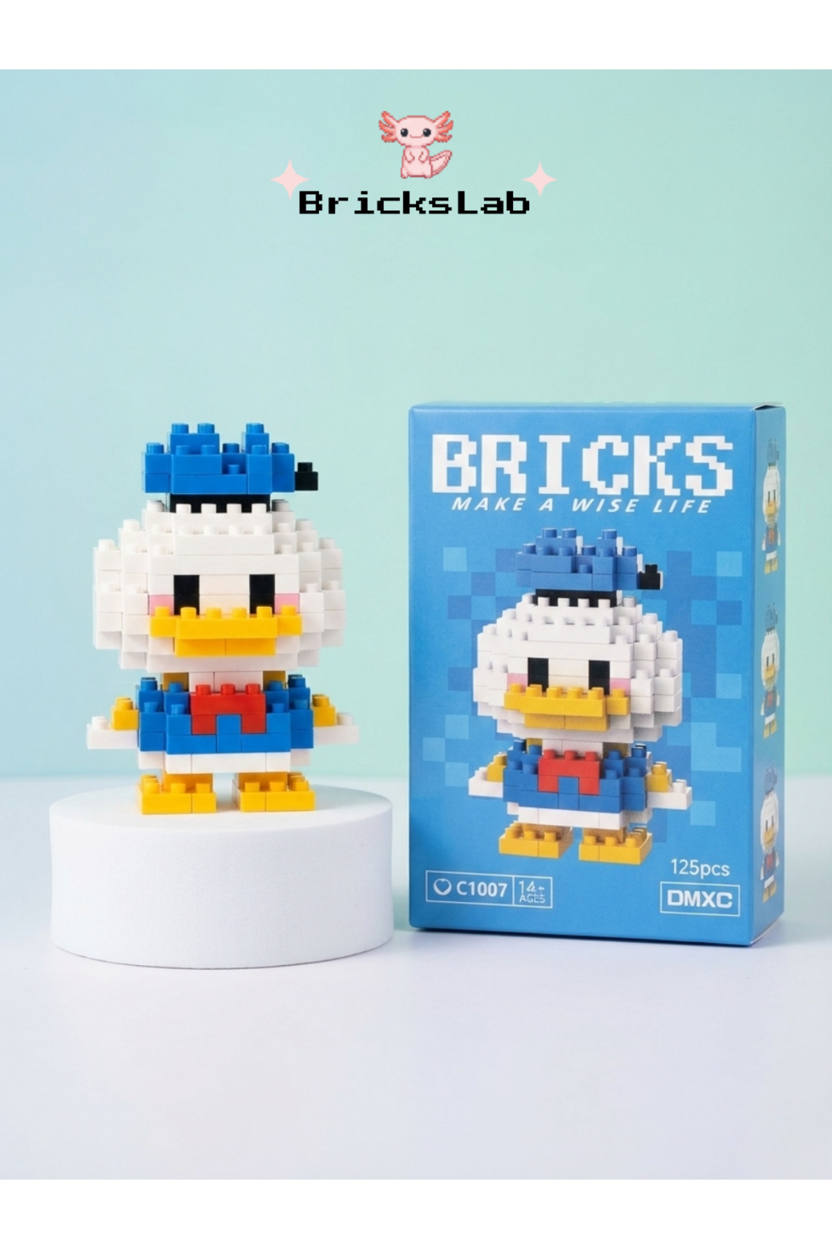 Bricks Mini Disney Donald Duck Yapboz 3D Puzzle Figür - Fiyatı, Yorumları