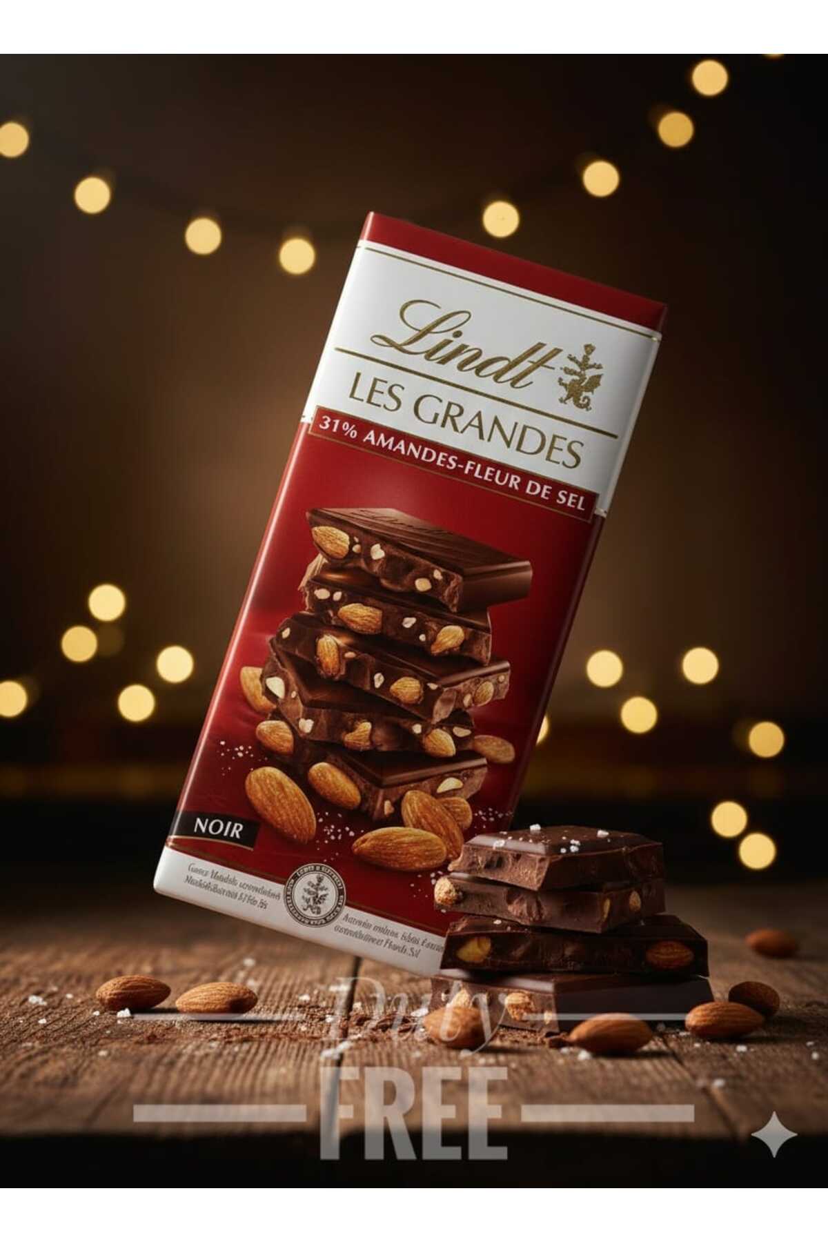 hijazigroup Lindt Schokolade Les Grandes Salz-Mandel | 150 g - Fiyatı ...