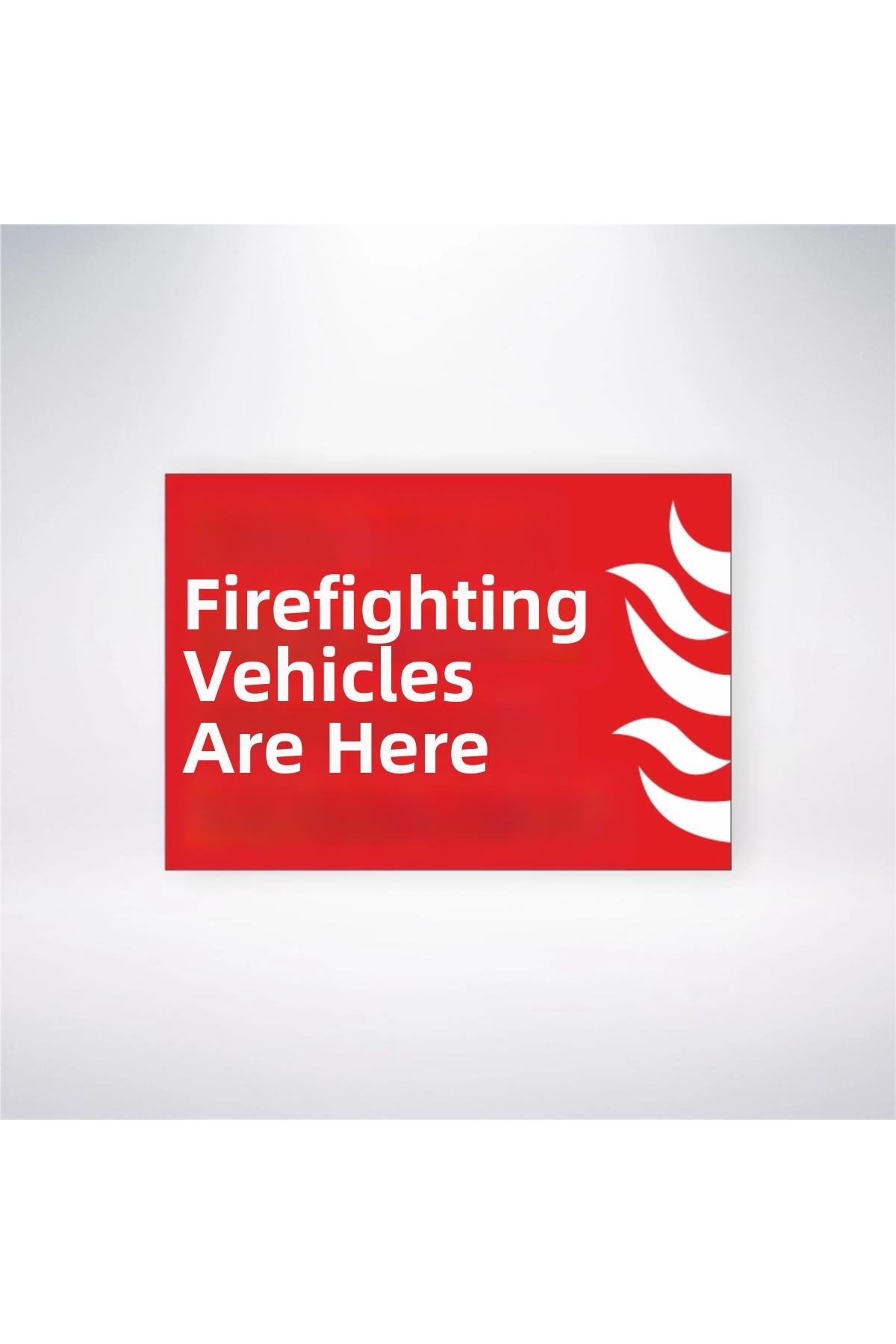 Reysa Tasarım Fire Fighting Tools Are Here 21X35 Back Adhesive Sticker ...