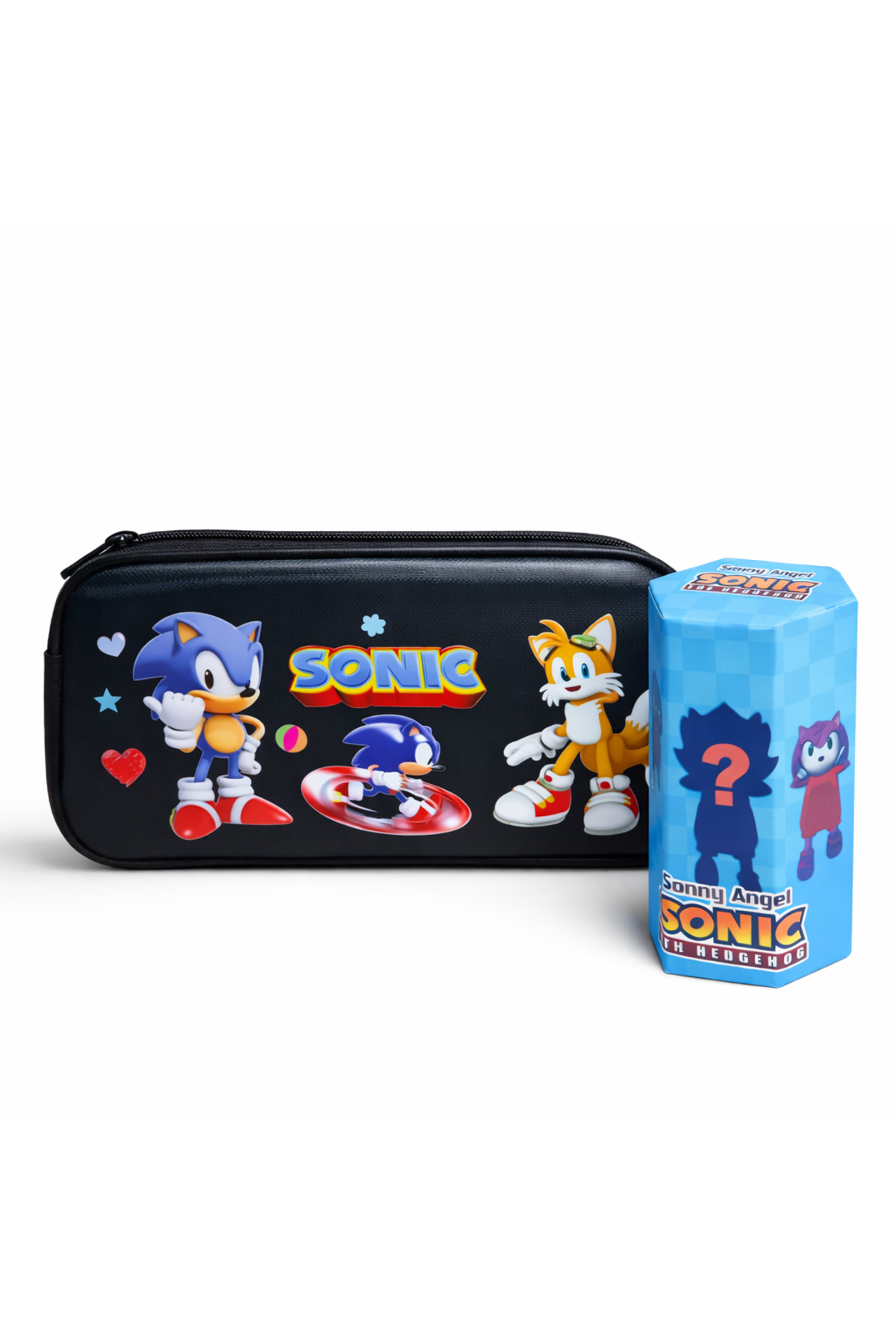ada çanta kırtasiye Super Double Sonic Double Compartment Pen Holder ...