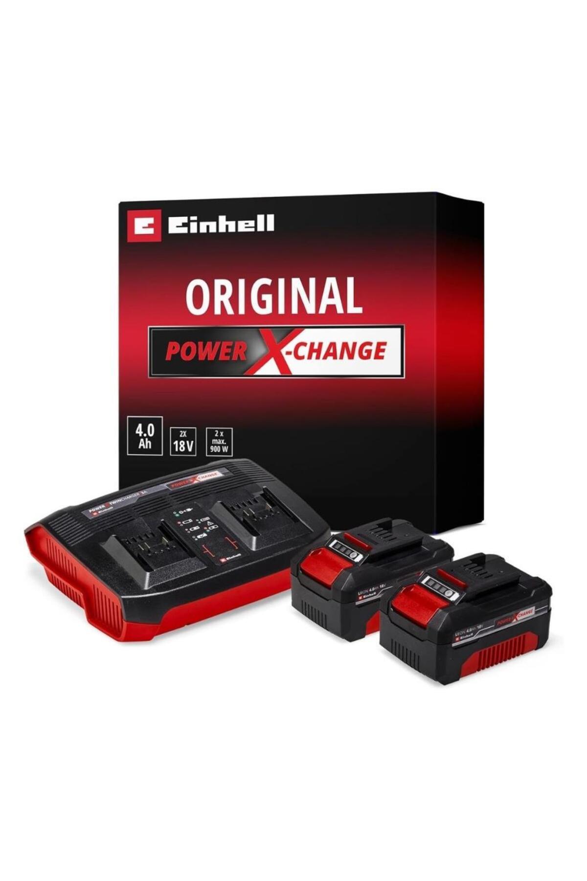 Einhell PXC 18V 2x4 Ah Twincharger Kit Akü & Şarj Cihazı 4512112 ...