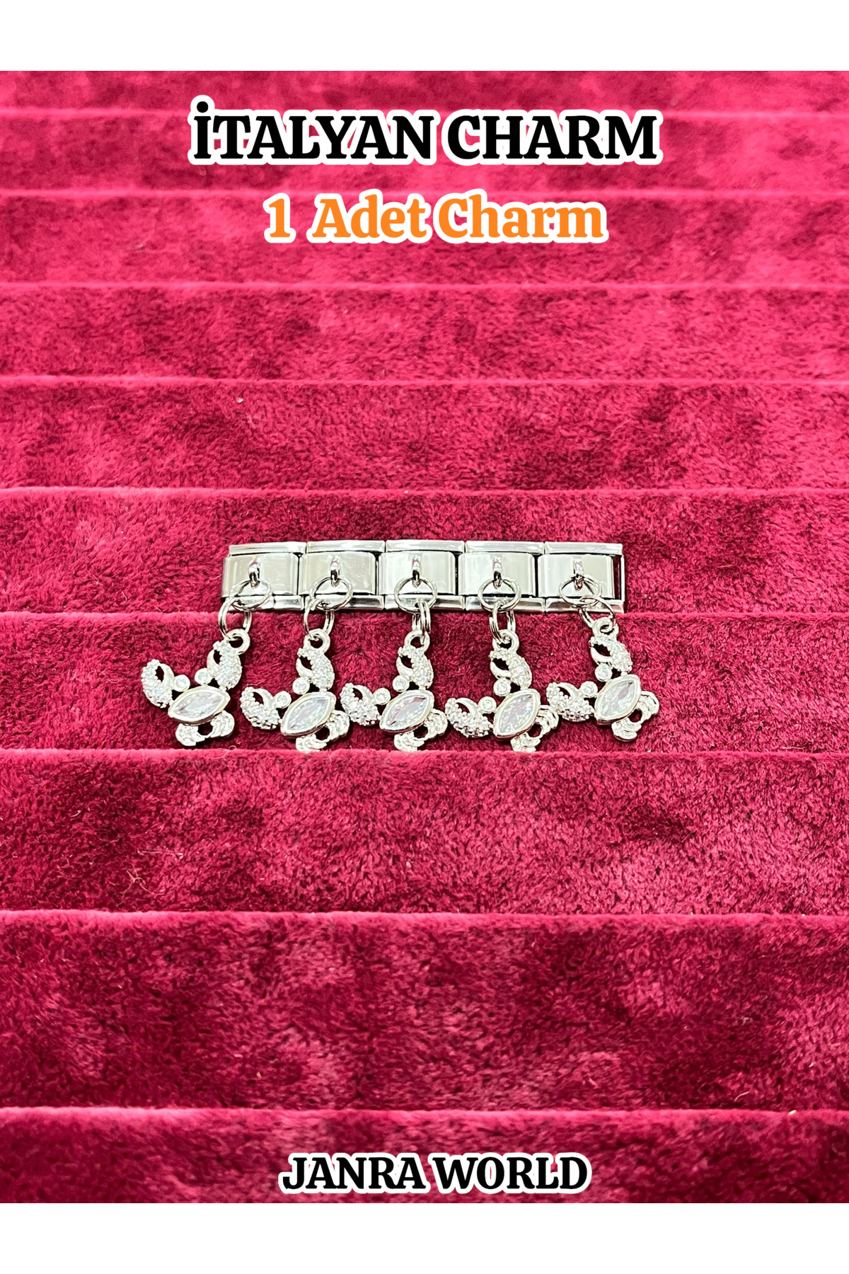 JANRA WORLD İtalyan Charm , Charm bileklik süsü, İtalyan Charm Bileklik ...