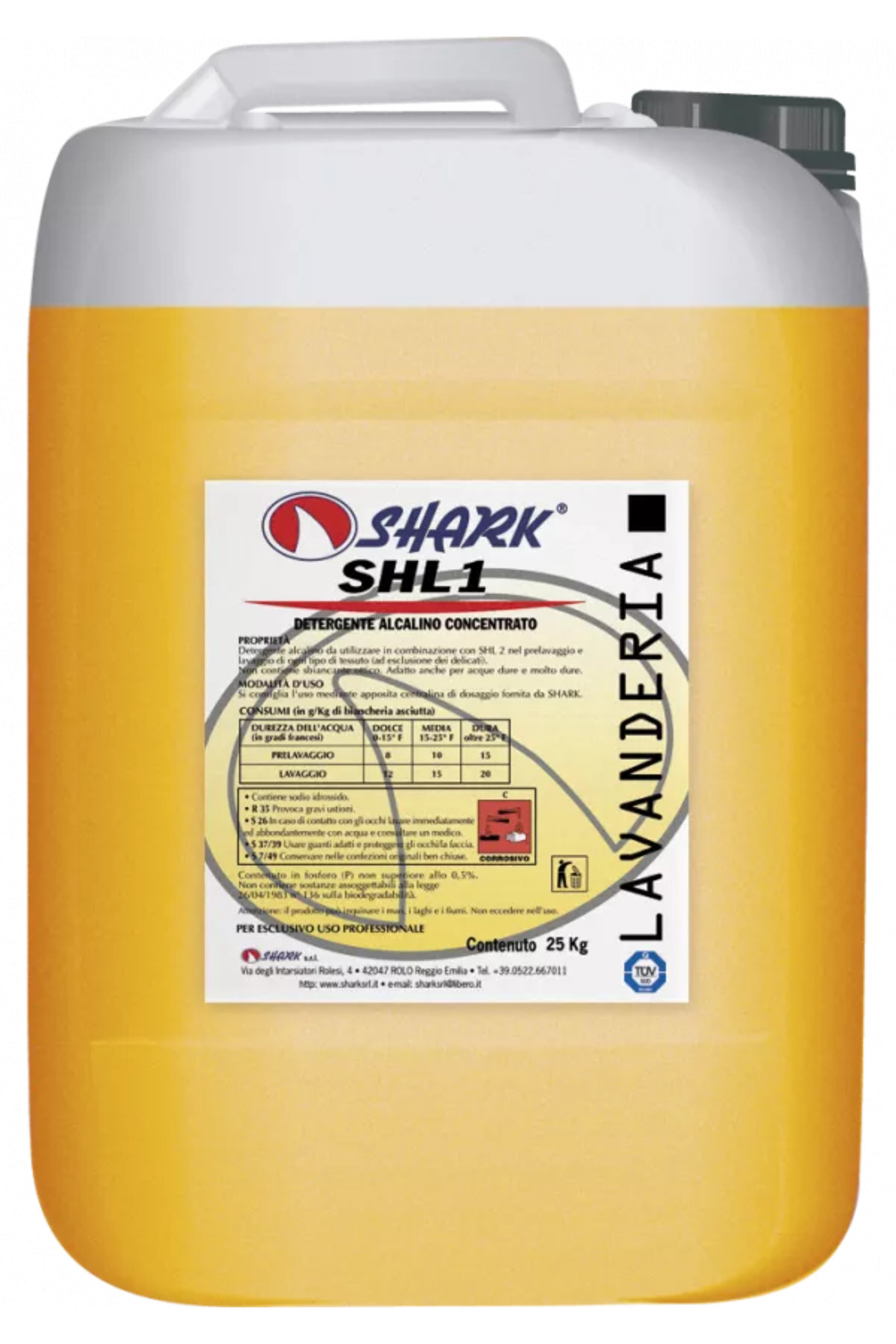 Shark SHL 1 LIQUID ALKALINE DETERGENT 25 KG- Trendyol