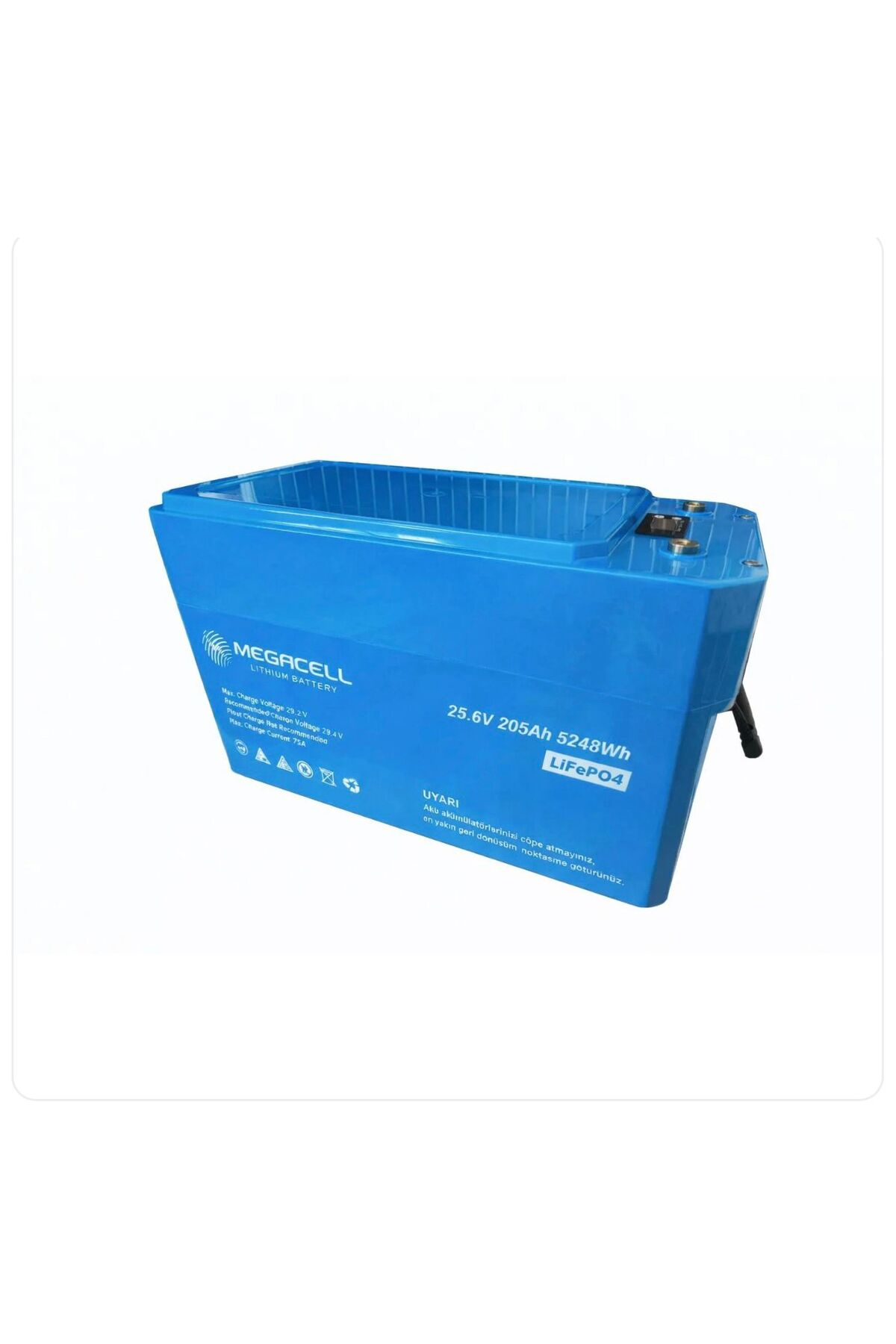 Megacell 25.6V 205 AH (BLUETOOTH) LİTYUM DEMİR FOSFAT AKÜ (Lifep04 ...