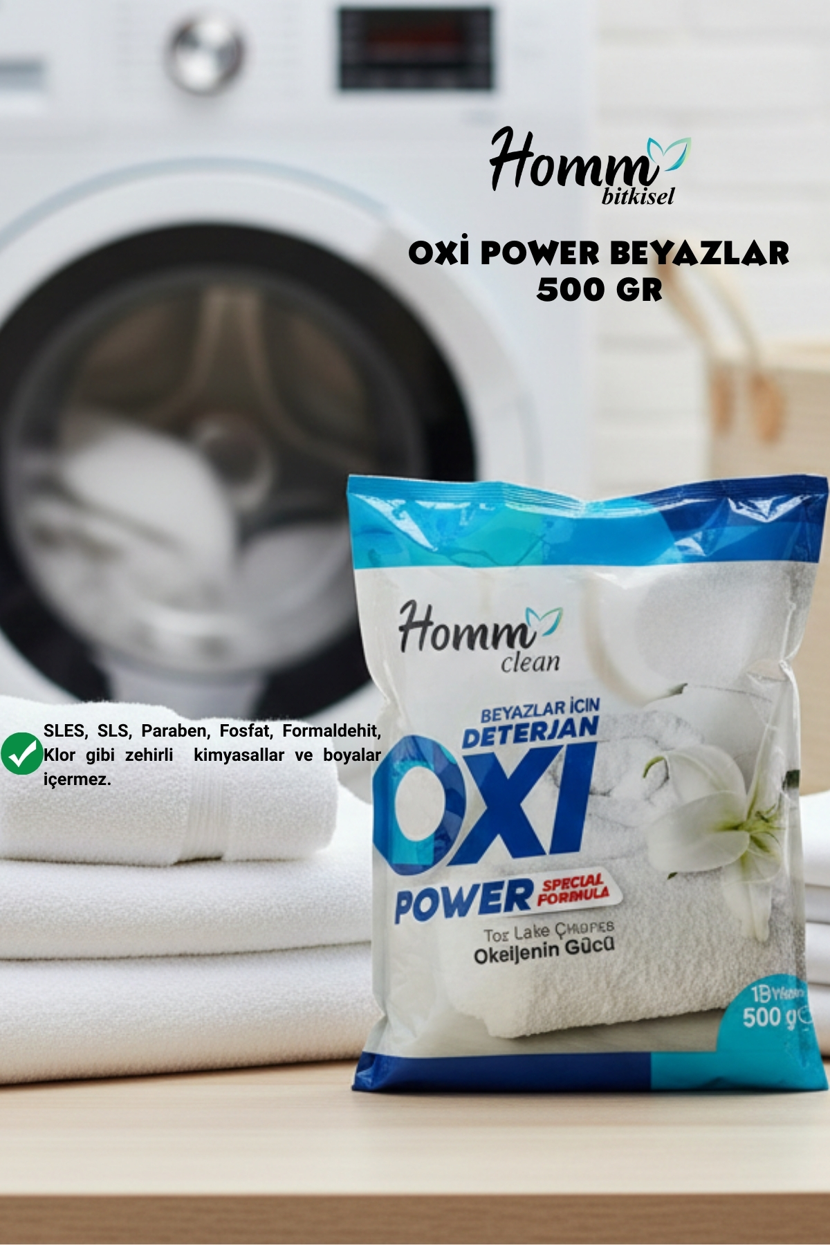 homm OXİ POWER BEYAZLAR 500 GR - Fiyatı, Yorumları