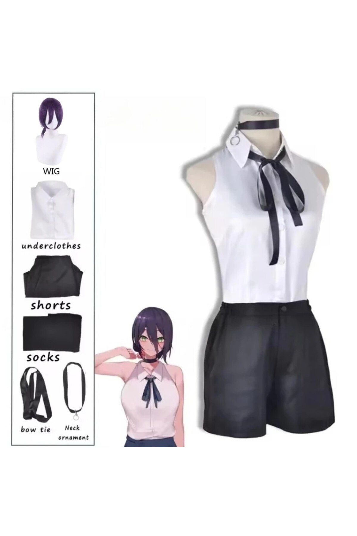 Butic Anime Cosplay Reze Chainsaw Man Kostüm Kawaii Kostüm - Fiyatı ...